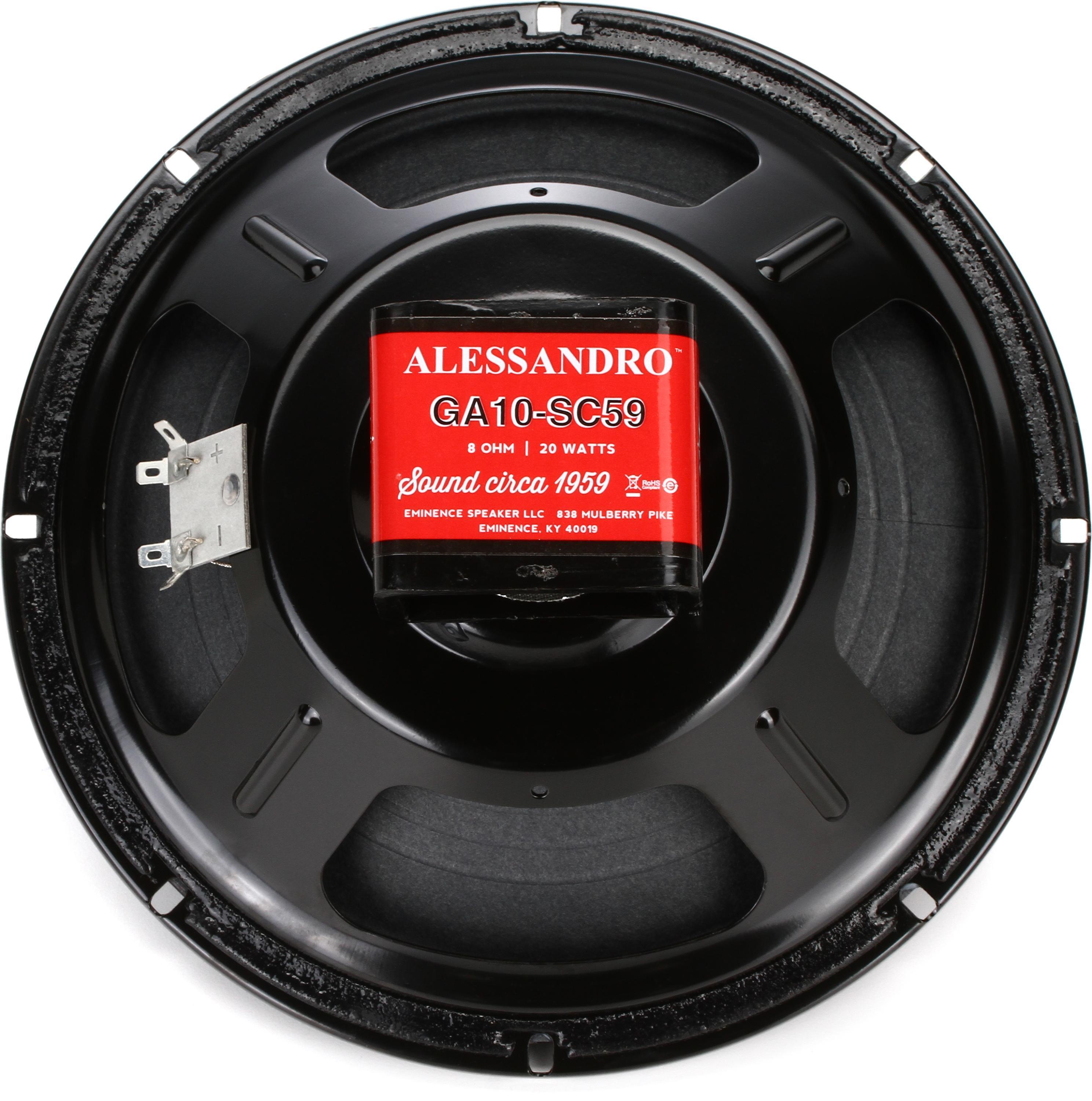 Eminence GA10-SC59 Alessandro Signature 10-inch 20-watt Replacement ...