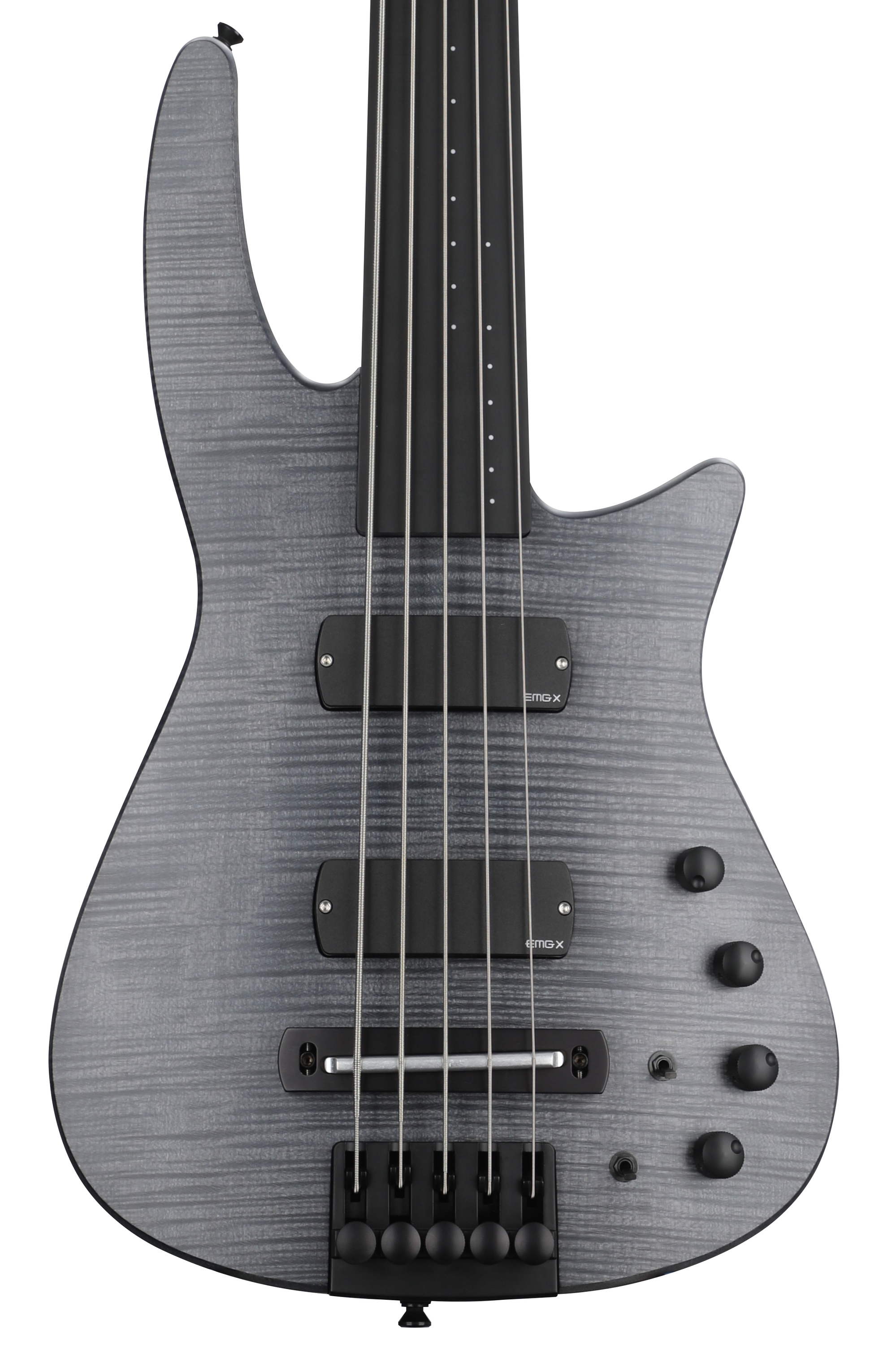 NS Design CR5 Radius Fretless 5-string Bass Guitar - Charcoal Satin ...