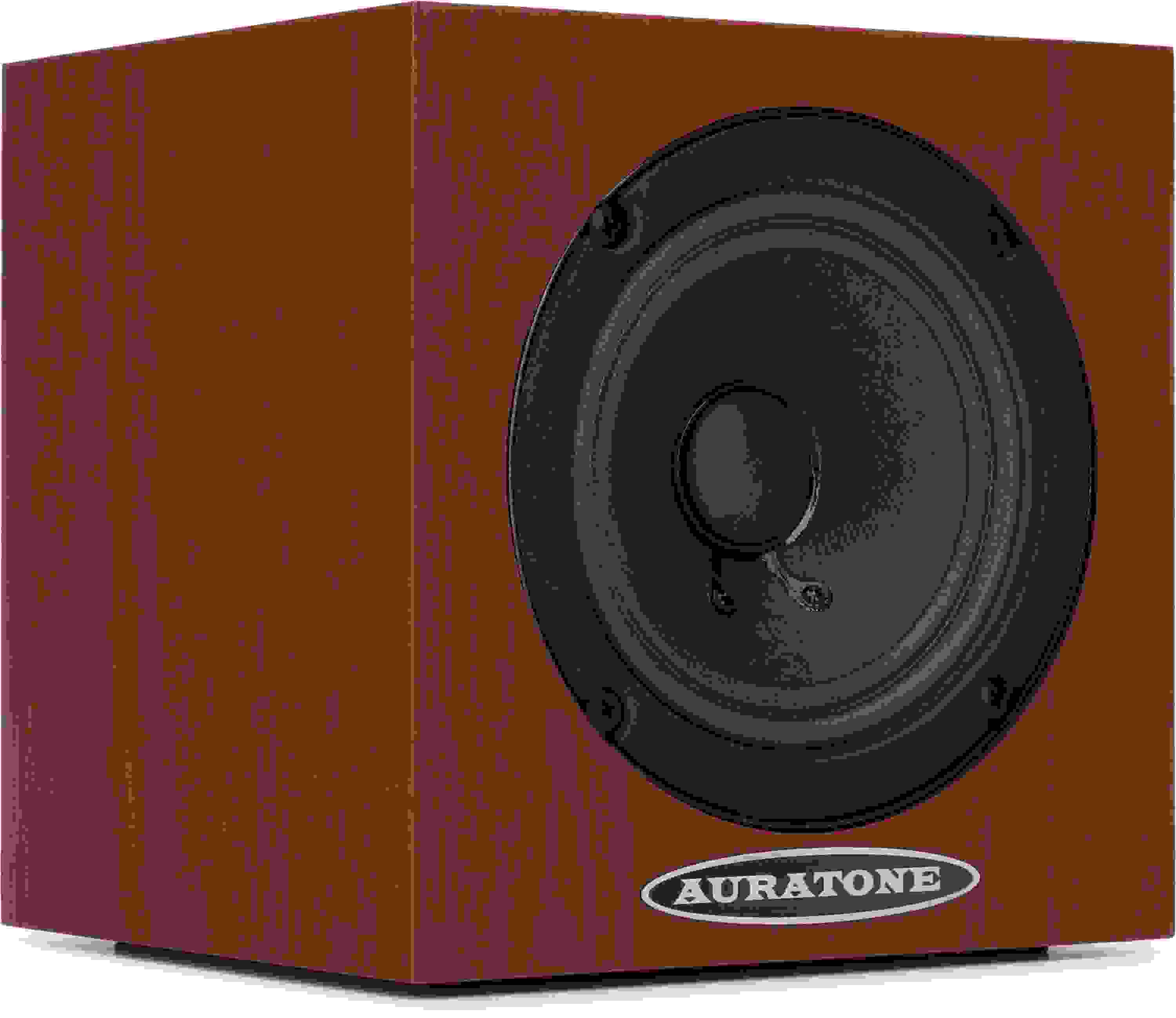 Auratone 5C Active Super Sound Cube 4.5 inch Reference Monitor - Woodgrain | Sweetwater
