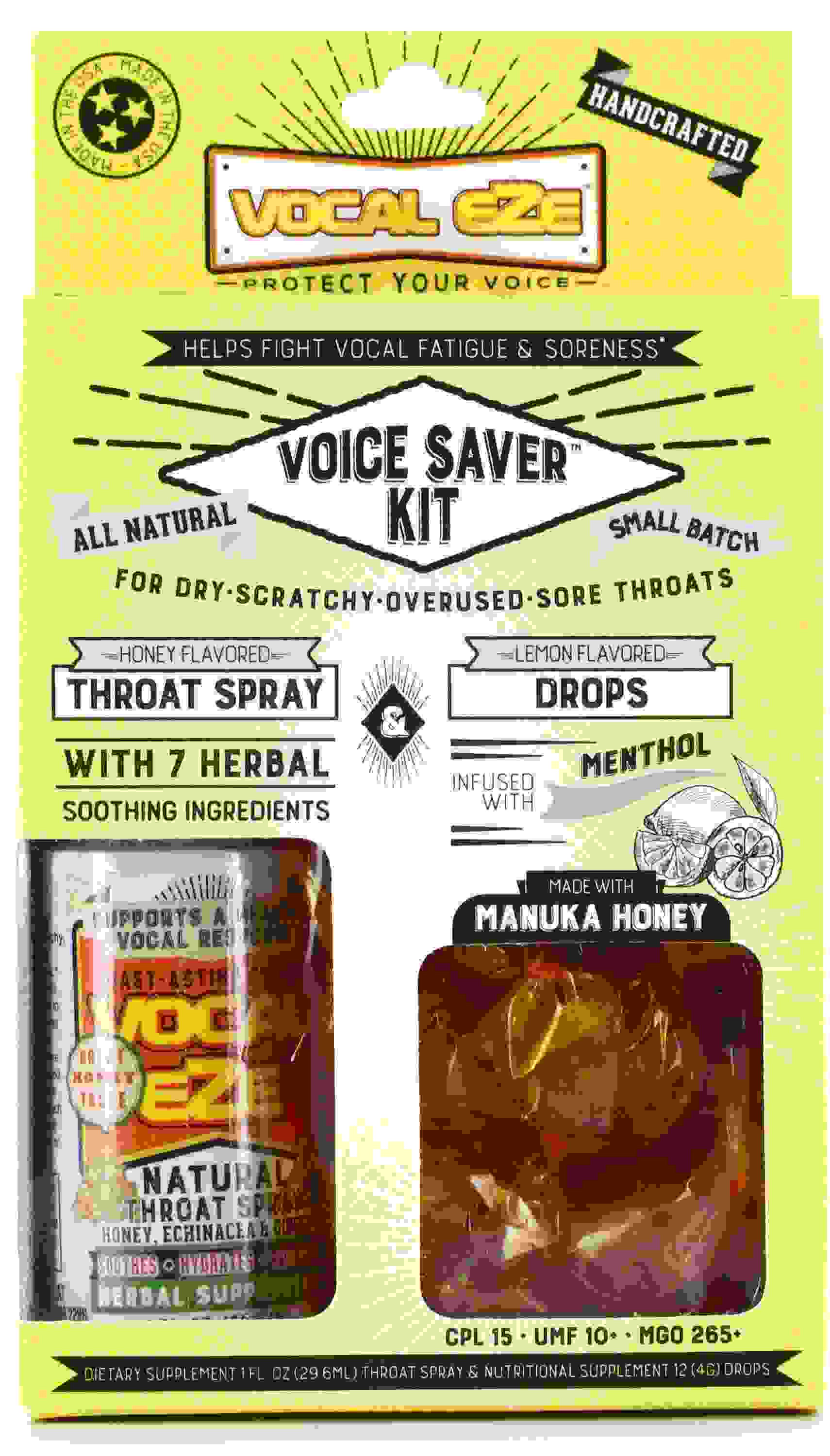Vocal Eze Voice Saver Kit - Lemon Menthol | Sweetwater