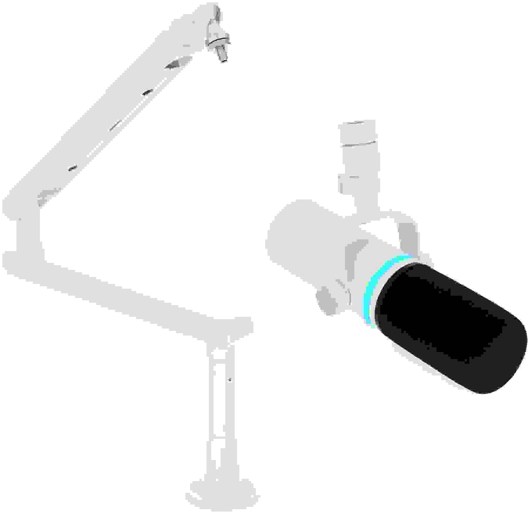 BEACN Mic USB-C Dynamic Broadcast Microphone with Boom Stand - White ...