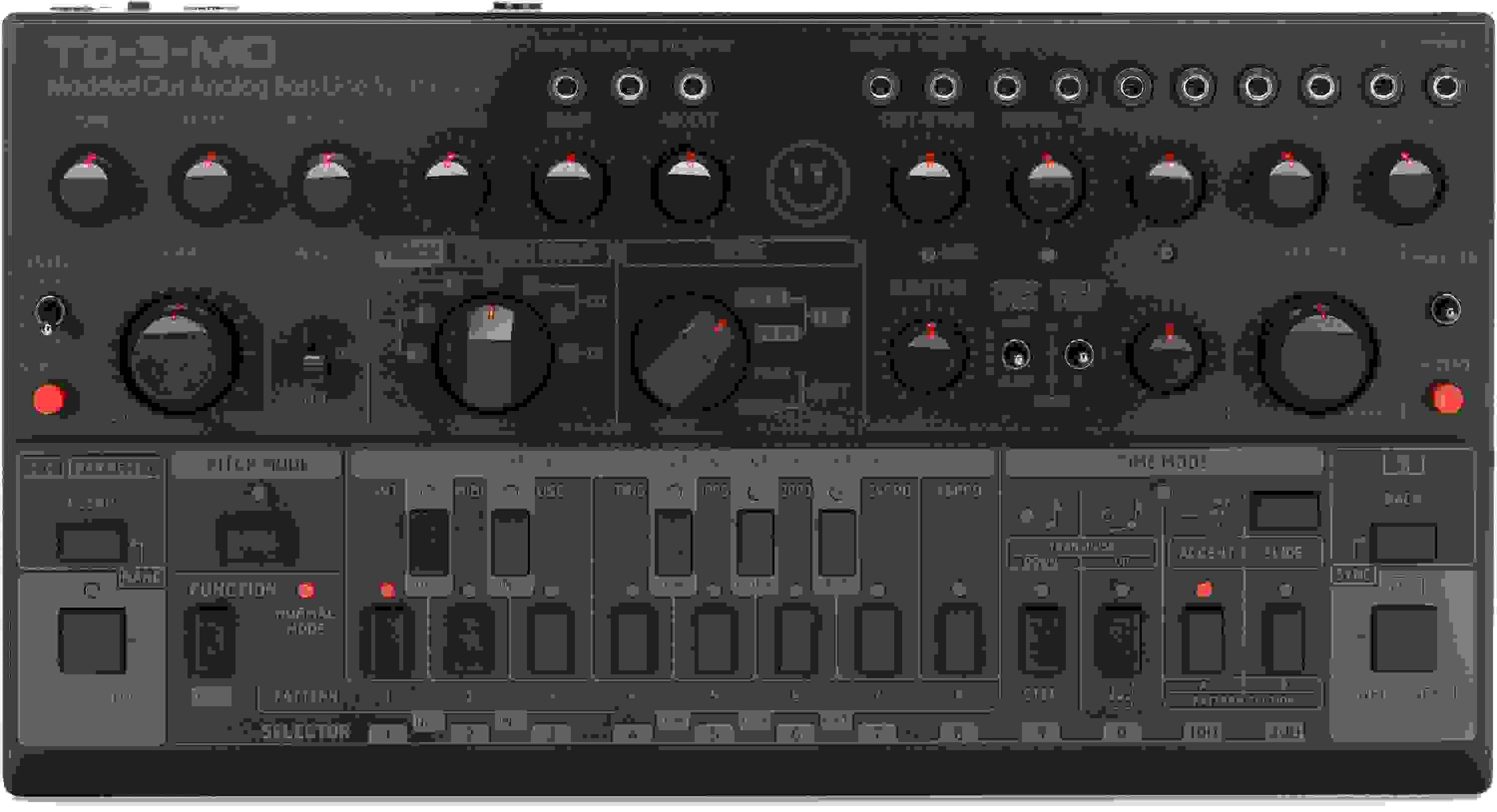 Behringer TD-3-MO-BK Analog Bass Line Synthesizer - Black | Sweetwater