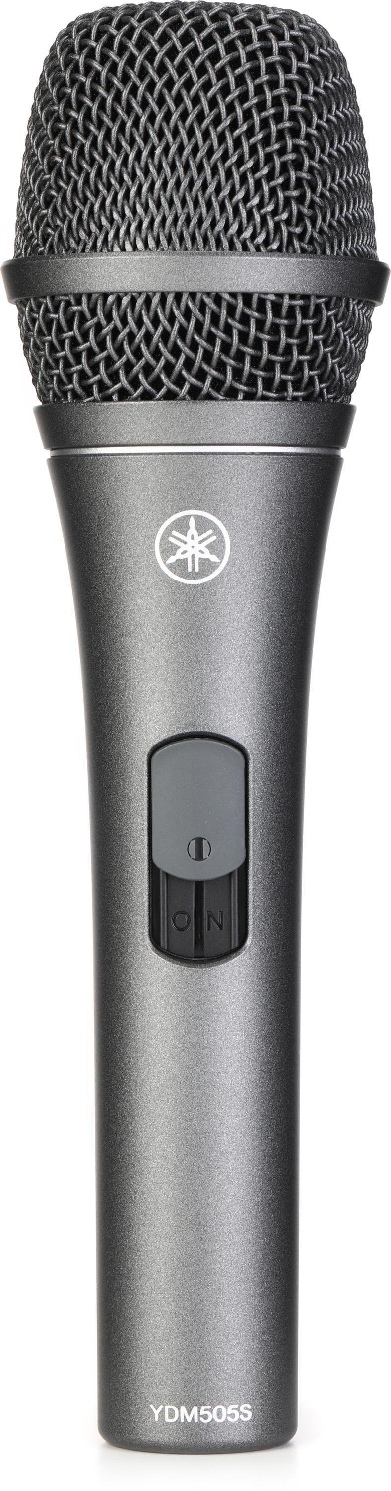 Yamaha YDM505S Dynamic Cardioid Microphone with Switch - Black | Sweetwater