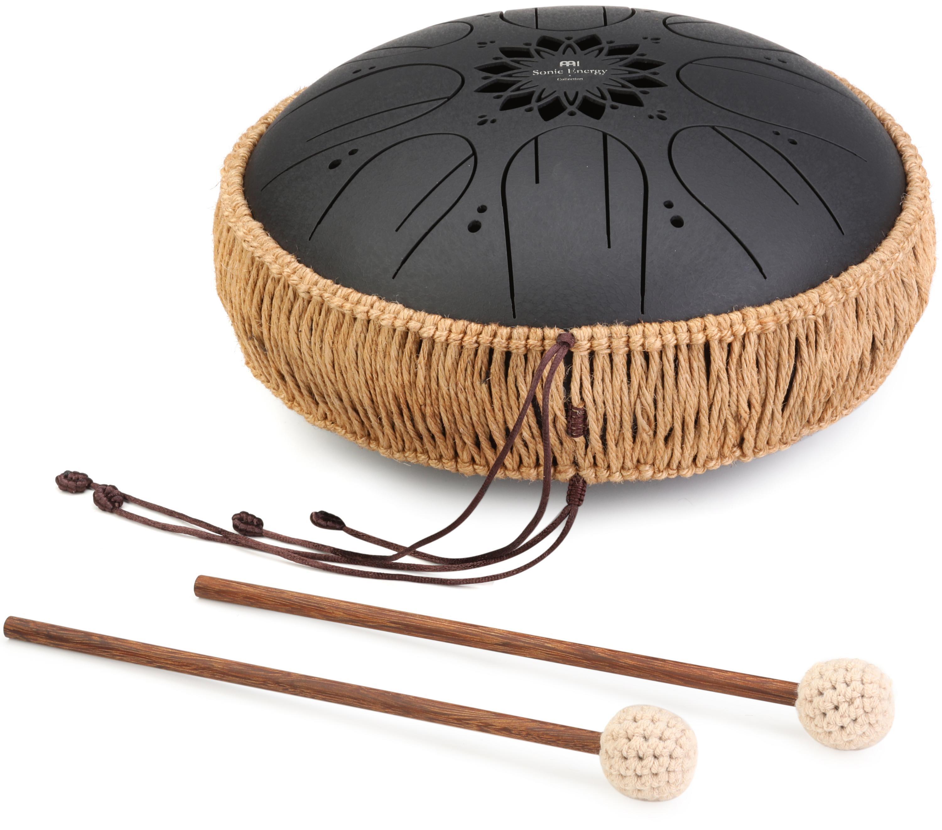 Meinl Sonic Energy Medium Octave Steel Tongue Drum, B Minor - 10 inch ...