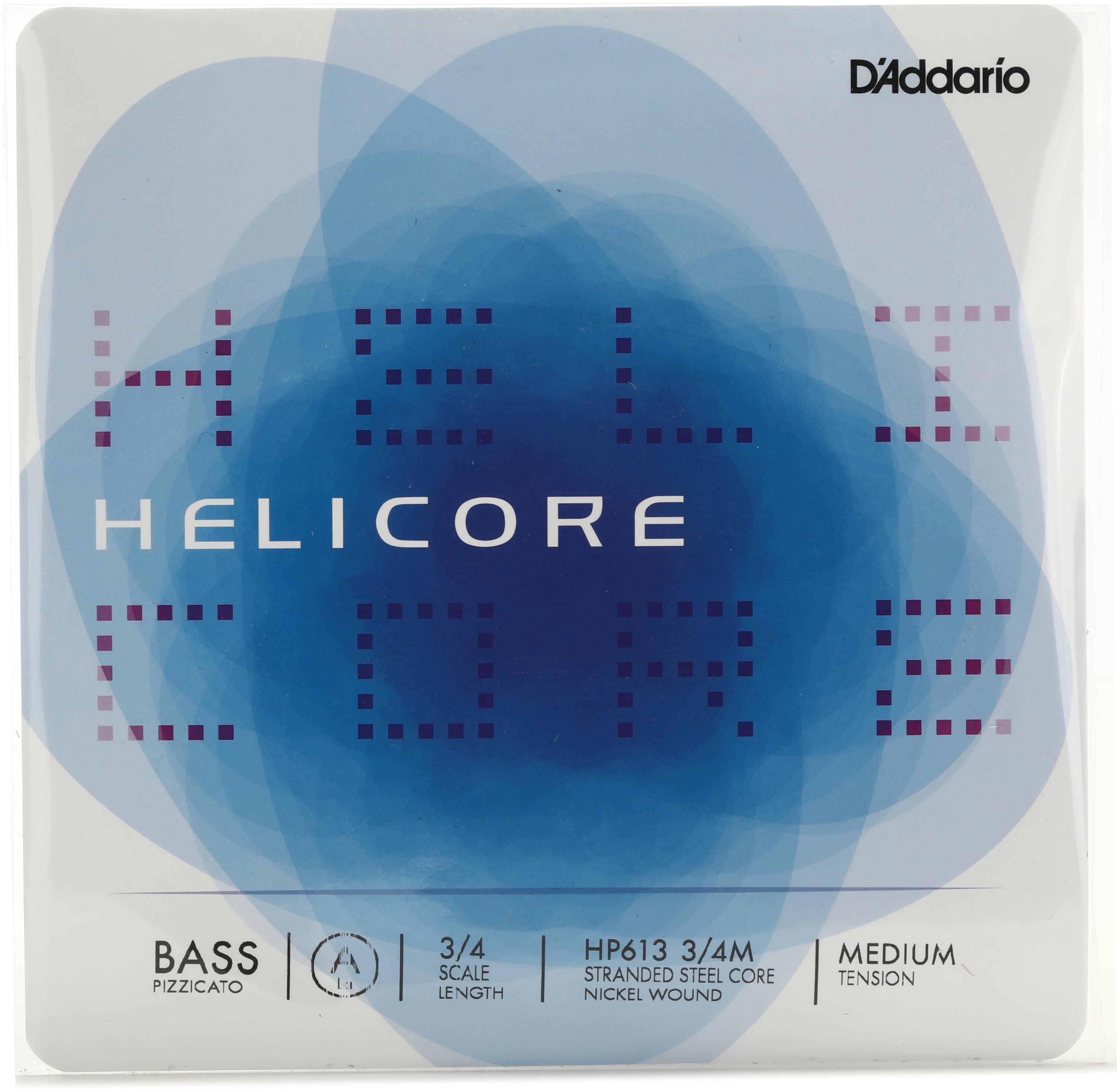 D'Addario HP613 3/4M Helicore Pizzicato Double Bass A String - 3/4 Size ...
