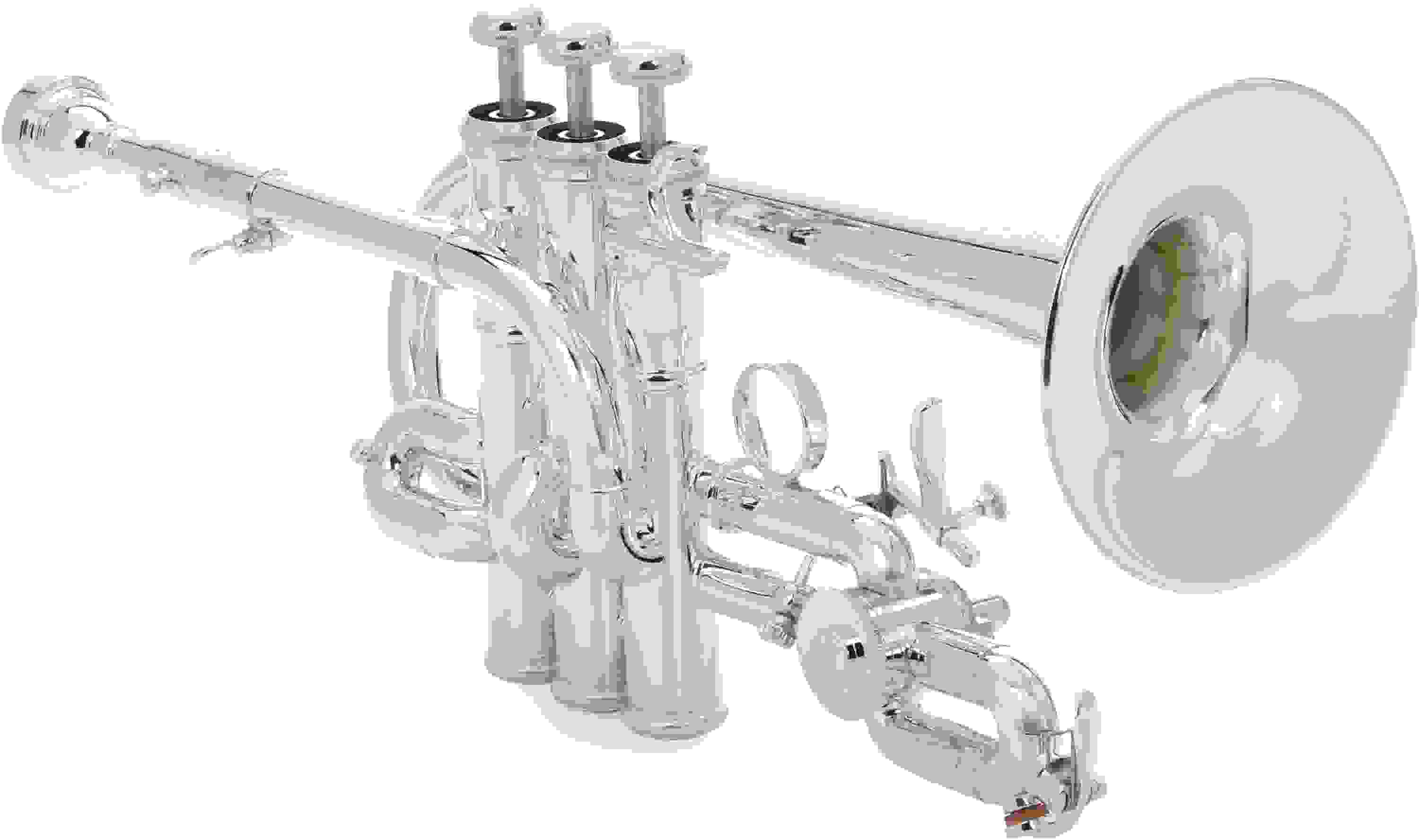 Yamaha YTR-9835 Professional Bb/A 3-Valve Piccolo Trumpet - Silver-plated | Sweetwater