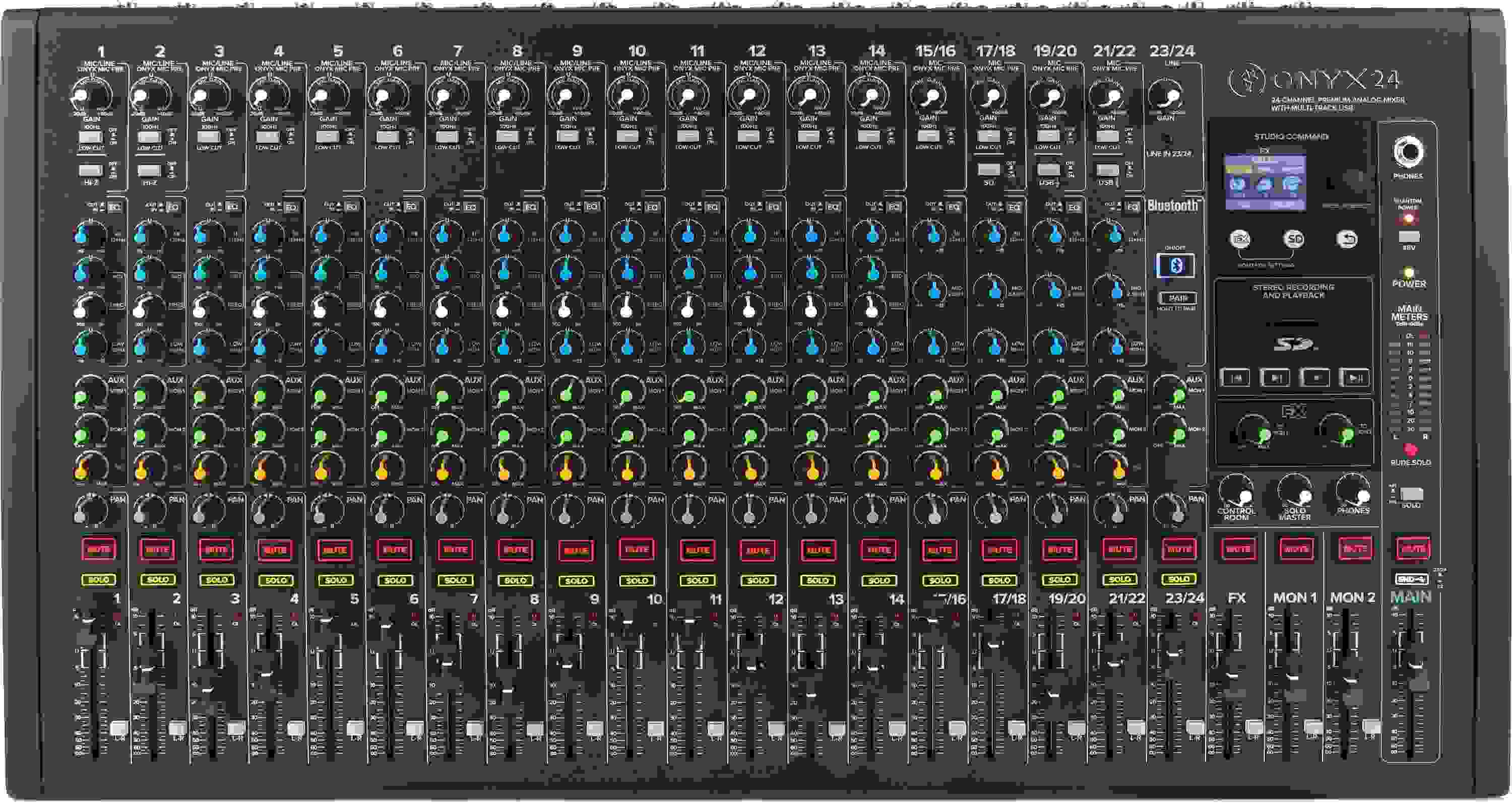 Mackie Onyx24 24-channel Analog Mixer with Multi-track USB | Sweetwater
