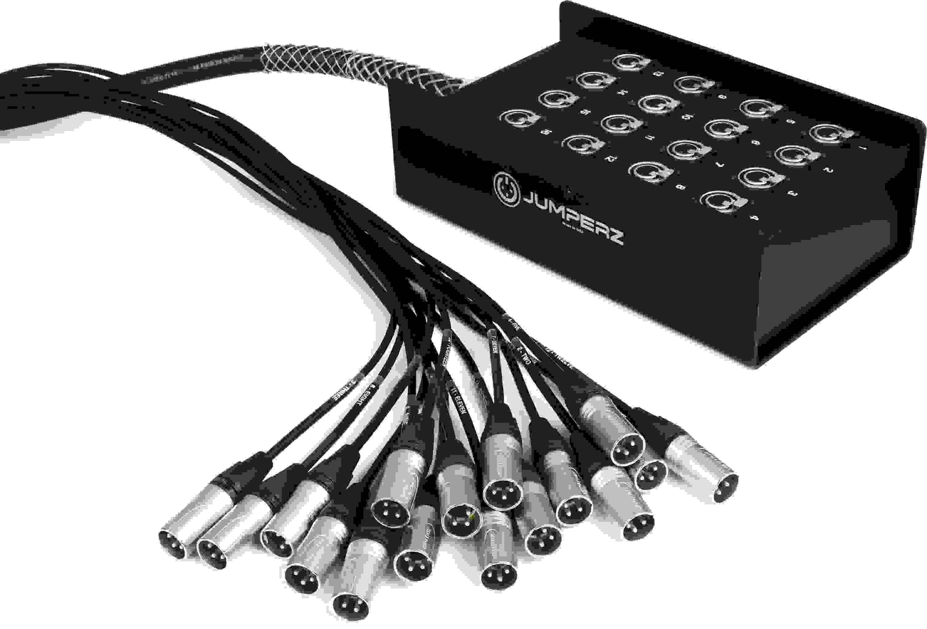 JUMPERZ 16 Channel Studio Drop Snake - 25' | Sweetwater