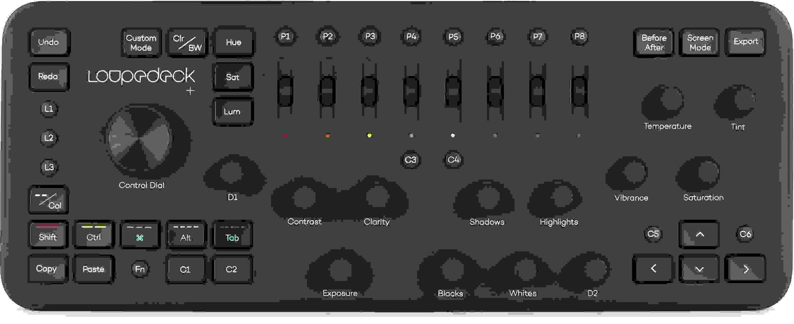 Loupedeck Plus Customizable Editing Console | Sweetwater