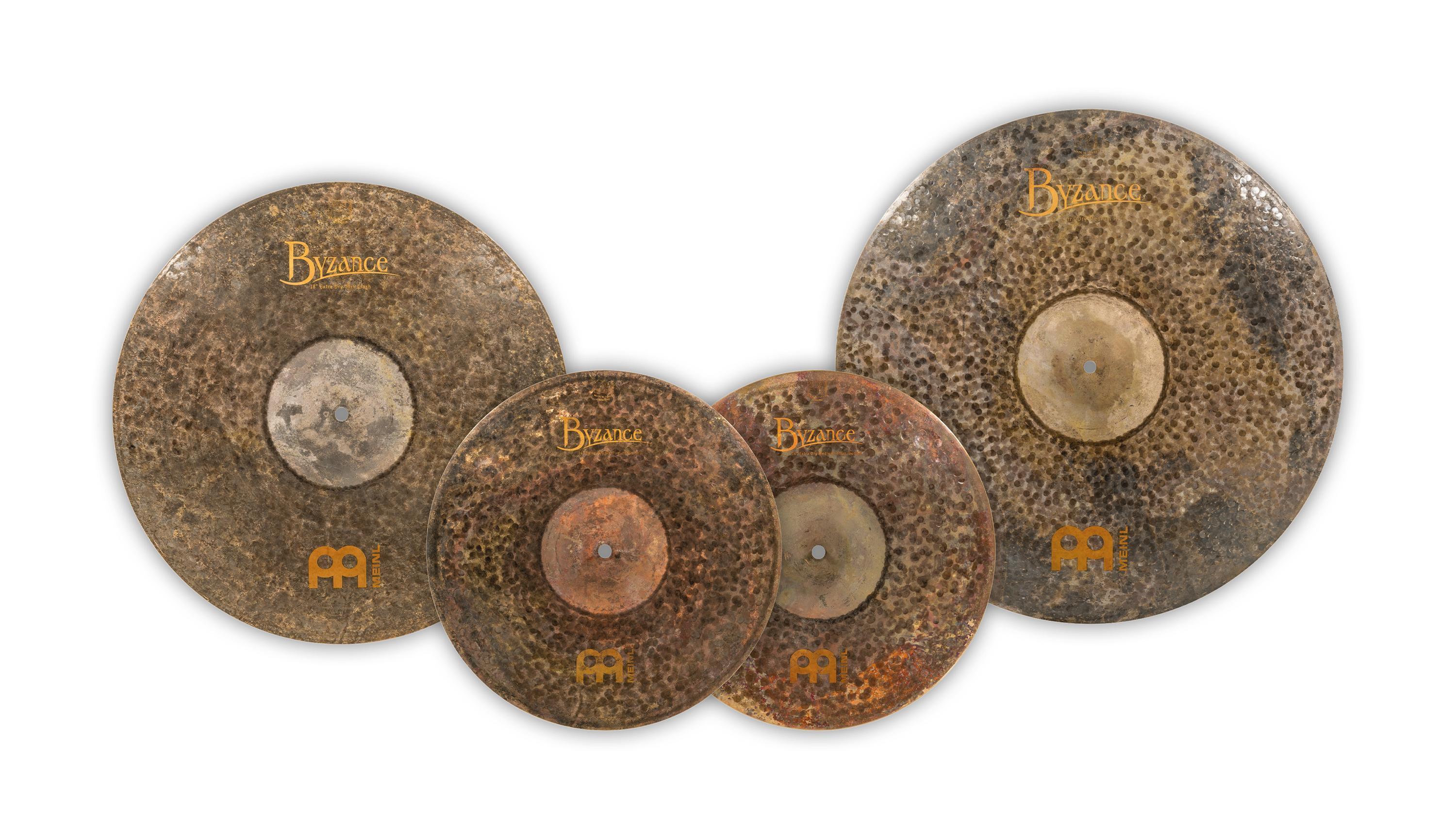Meinl Cymbals Byzance Extra Dry Complete Cymbal Set | Sweetwater