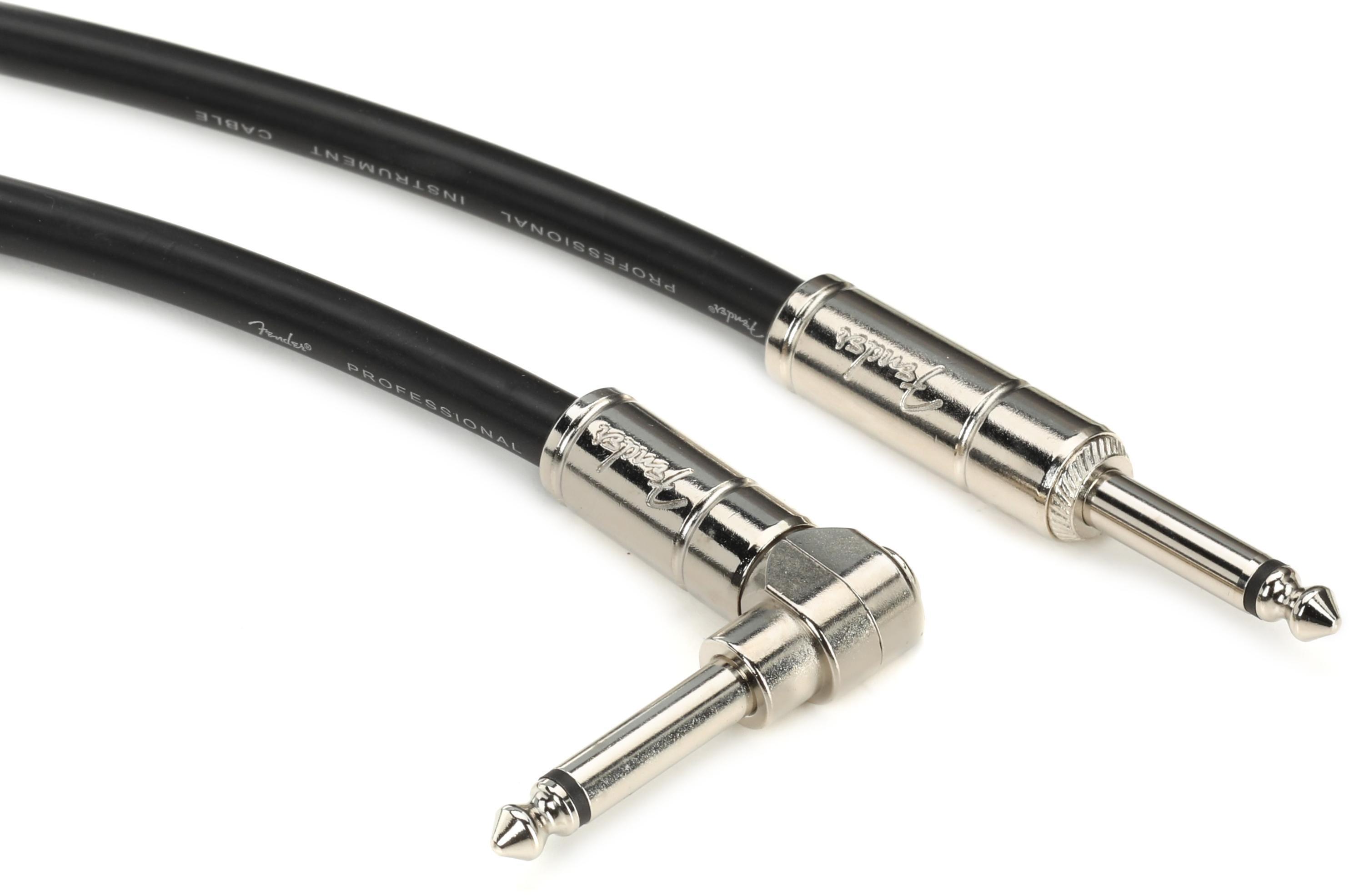 Fender Pro Kill Switch Cable - Straight/Angled, 18.6 feet | Sweetwater