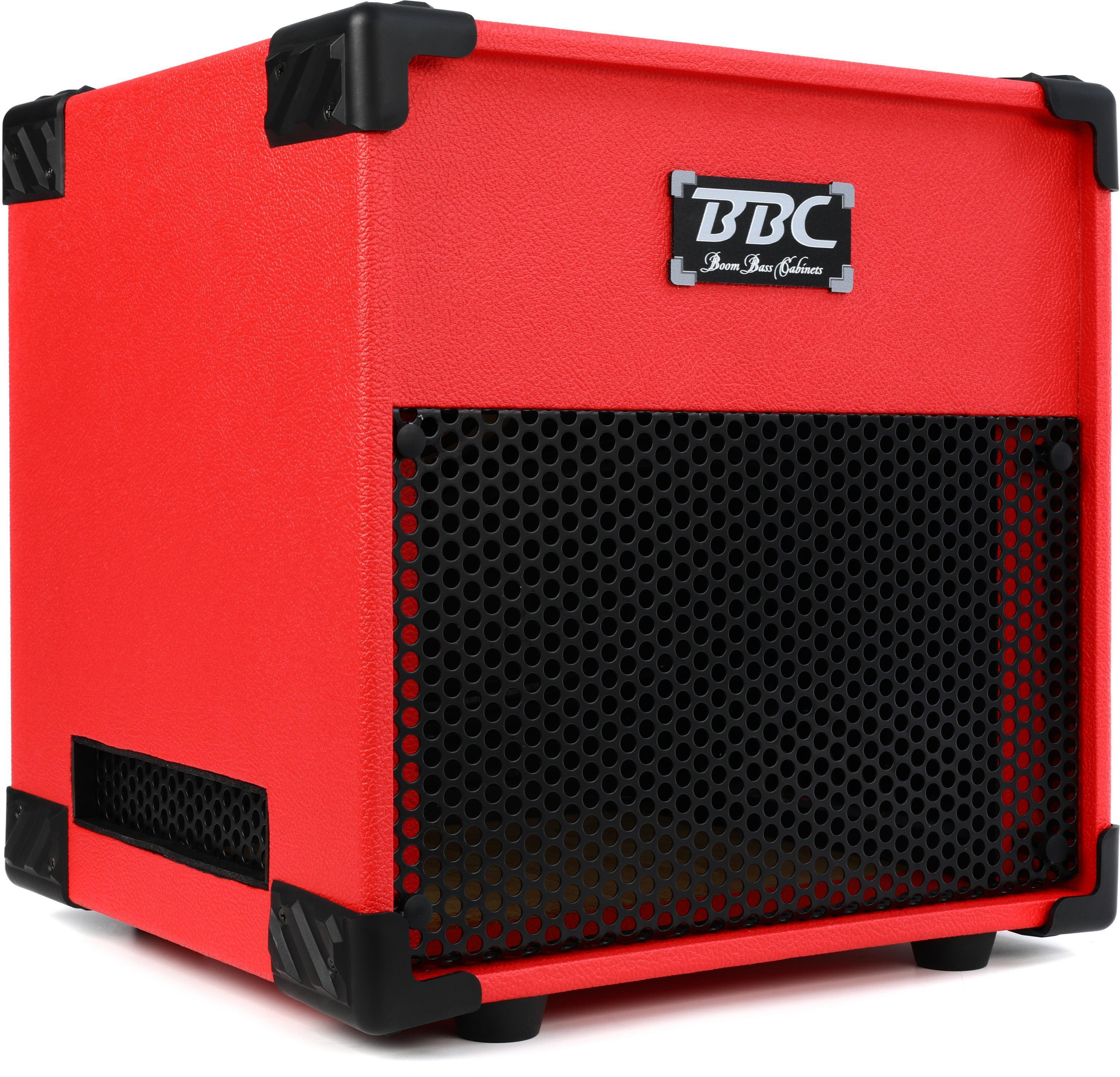 Boom Bass Cabinets Tank 112 1x12 600 Watt Bass Cabinet Red Sweetwater