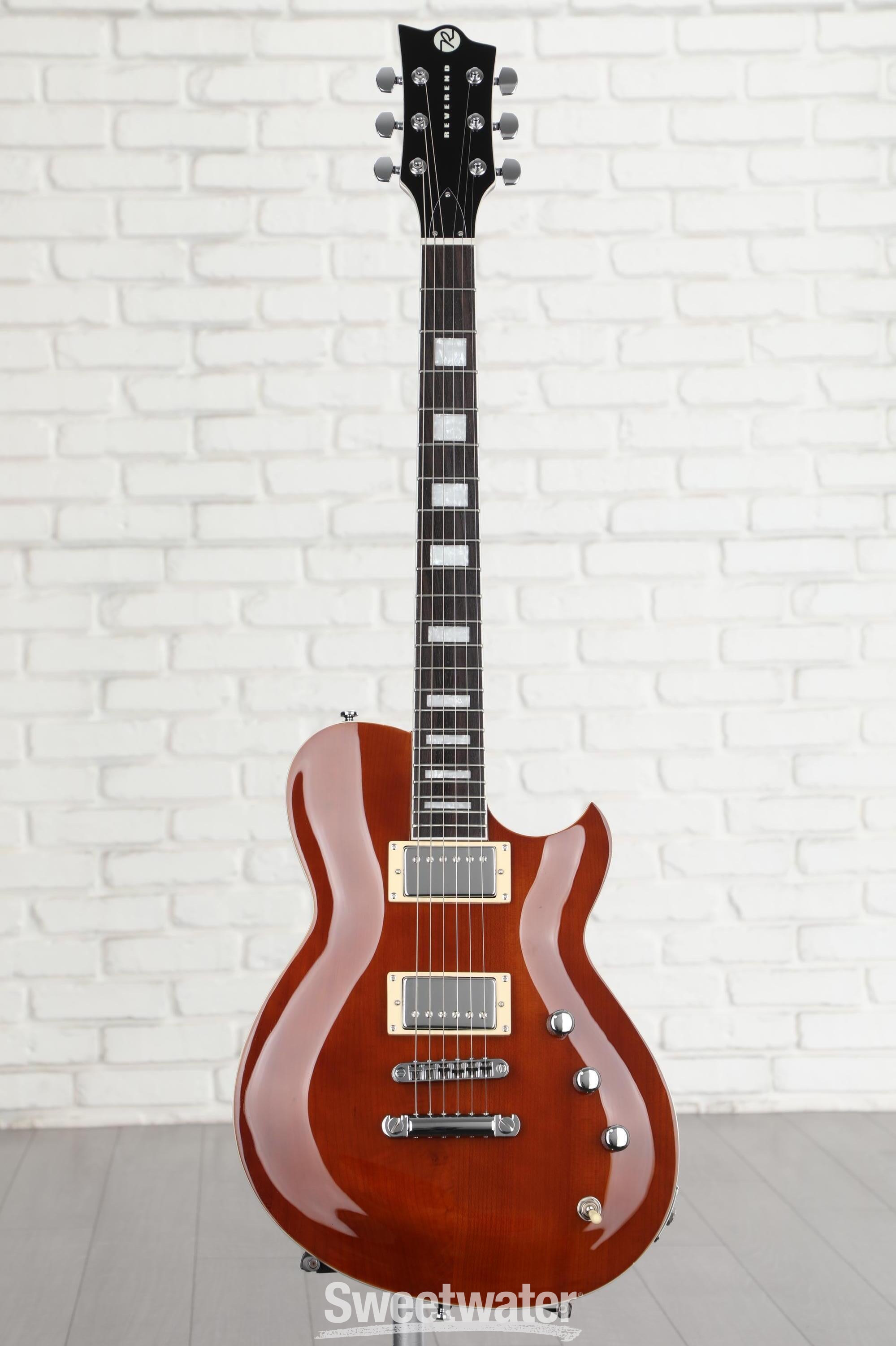 Reverend Roundhouse Electric Guitar - Violin Brown | Sweetwater