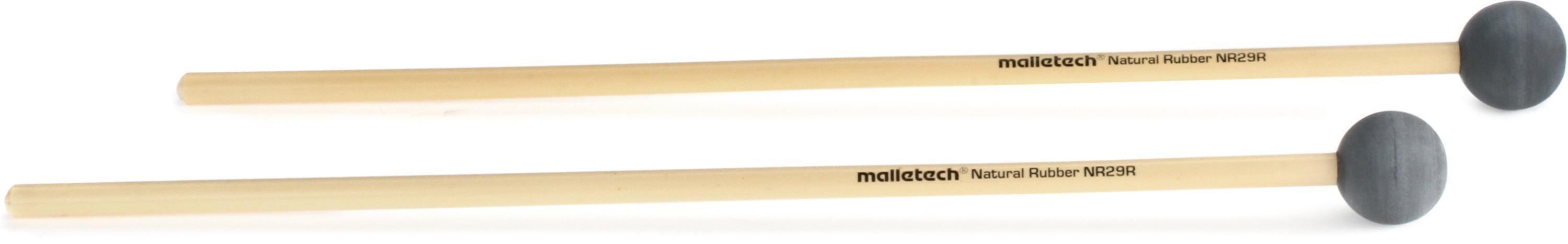 Malletech NR29R Natural Rubber Series Xylophone Mallets - Very Hard | Sweetwater