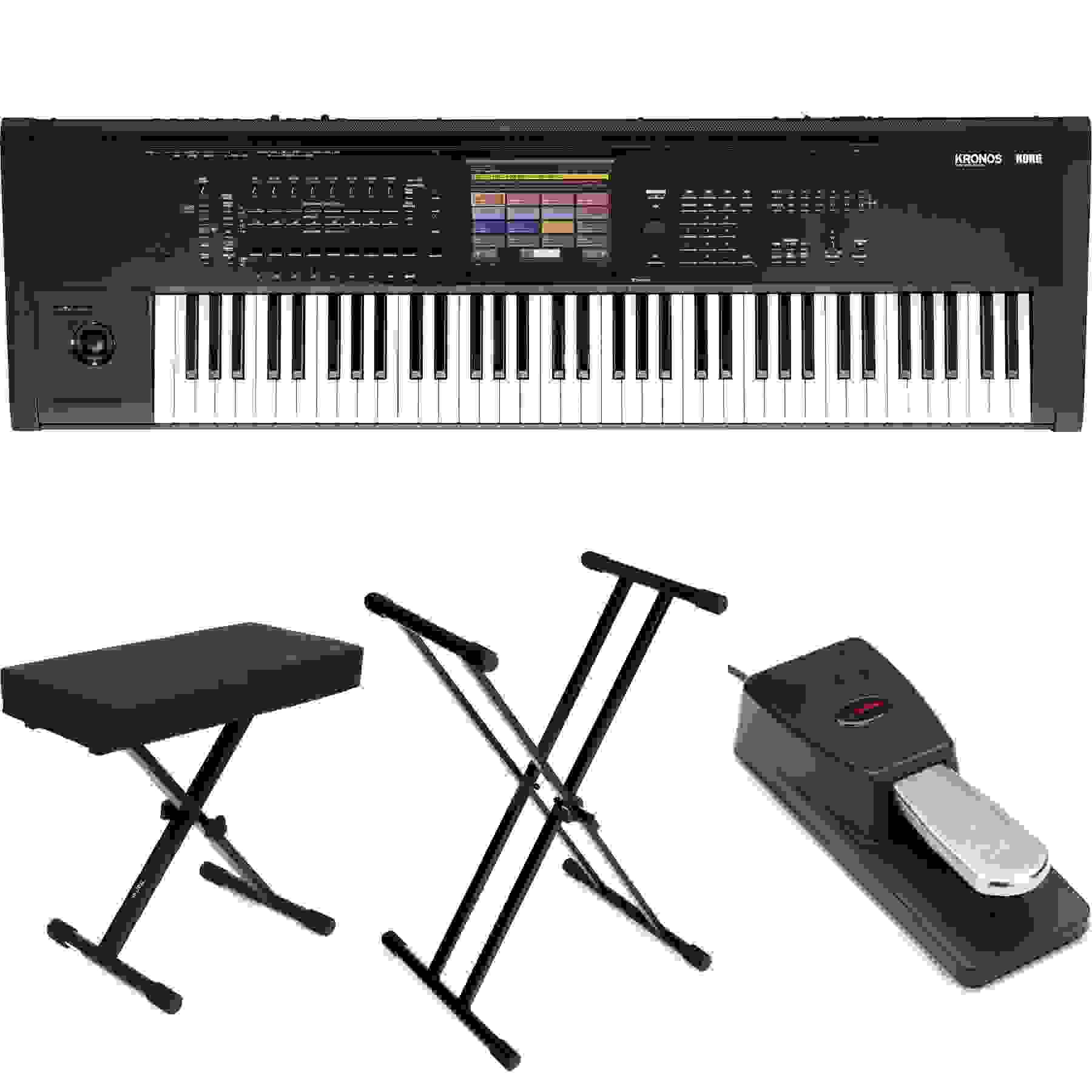 Korg Kronos 3 73-key Music Workstation Essentials Bundle | Sweetwater
