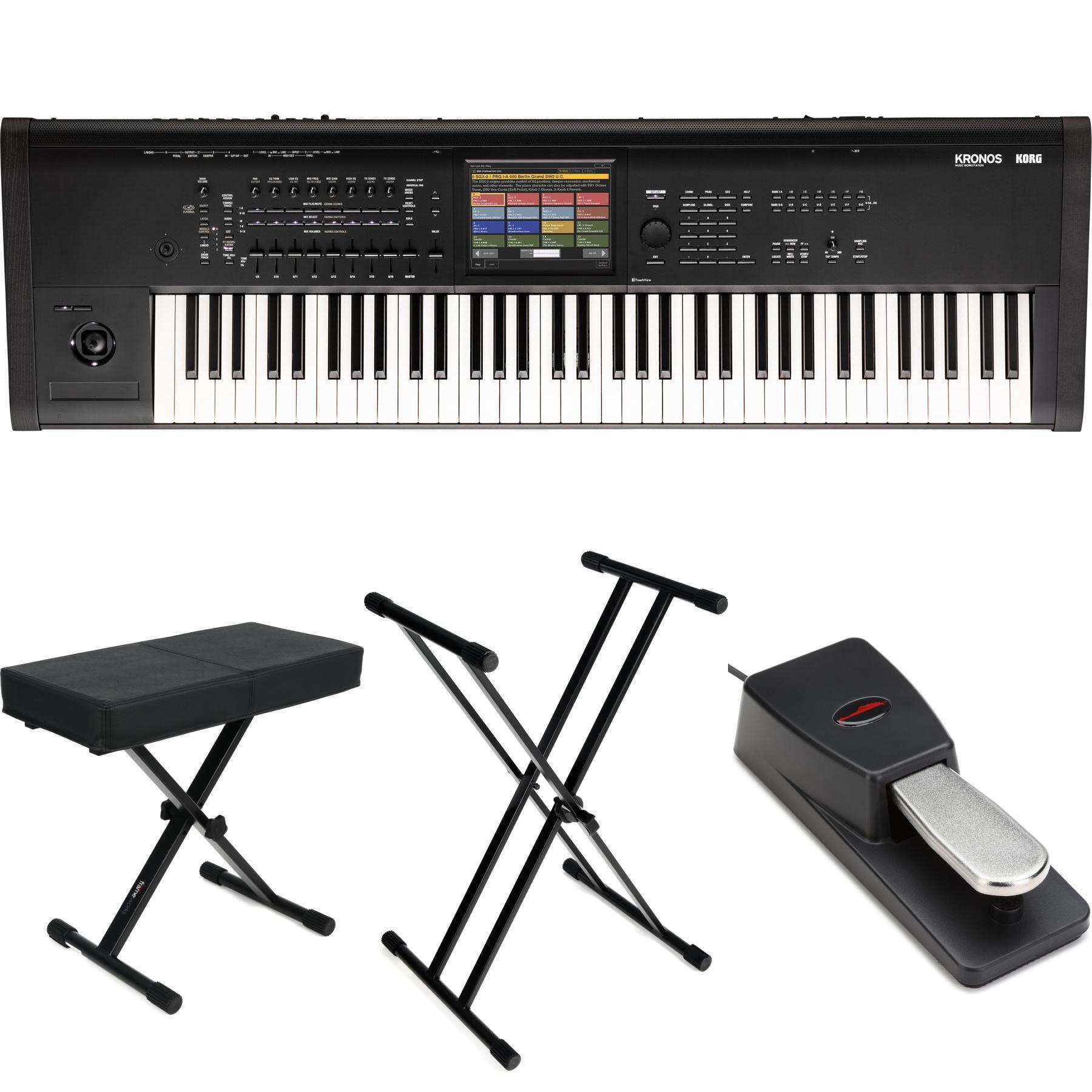 Korg Kronos 3 73-key Music Workstation Essentials Bundle | Sweetwater