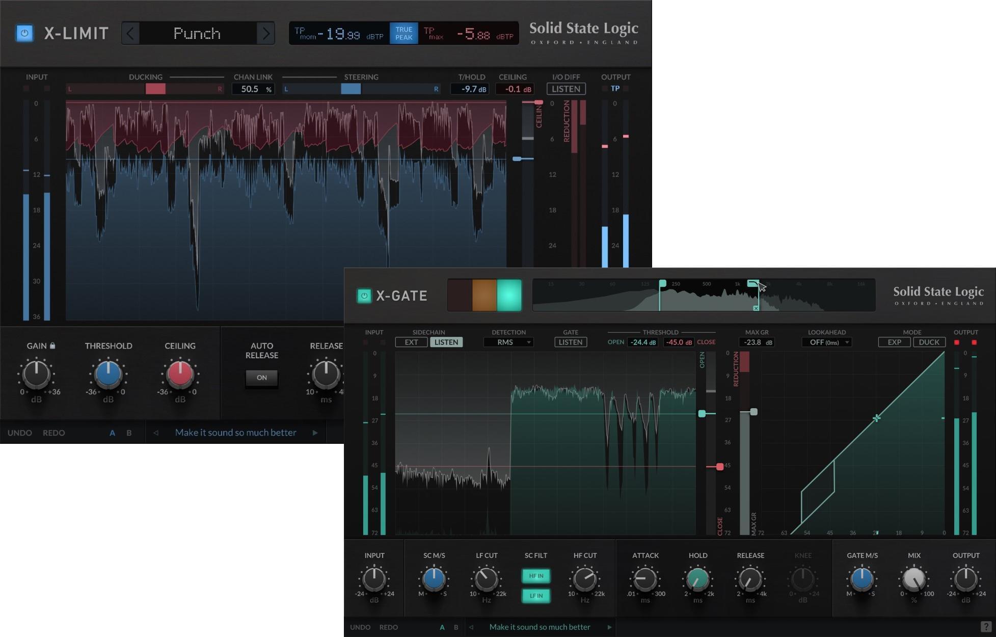 Solid State Logic X-Gate and X-Limit Plug-in Bundle | Sweetwater
