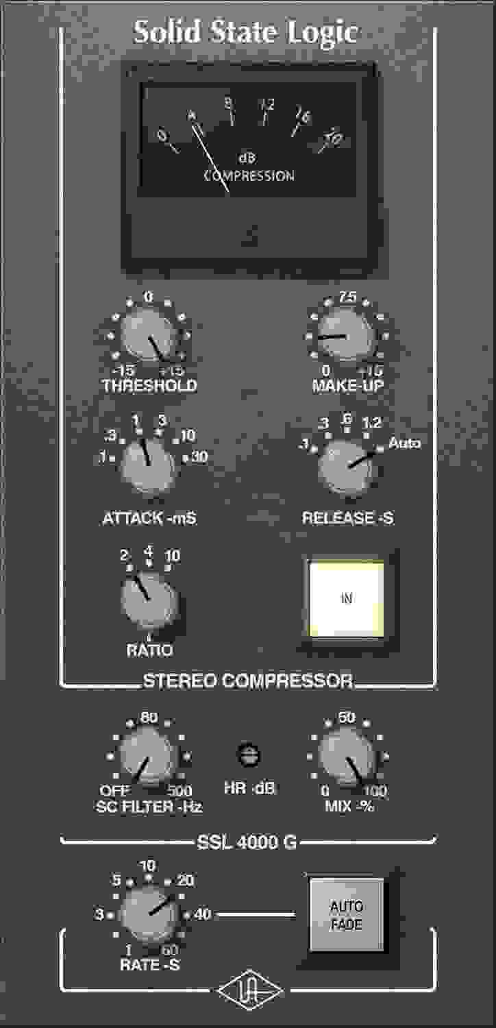 Universal Audio SSL 4000 G Bus Compressor Plug-in | Sweetwater
