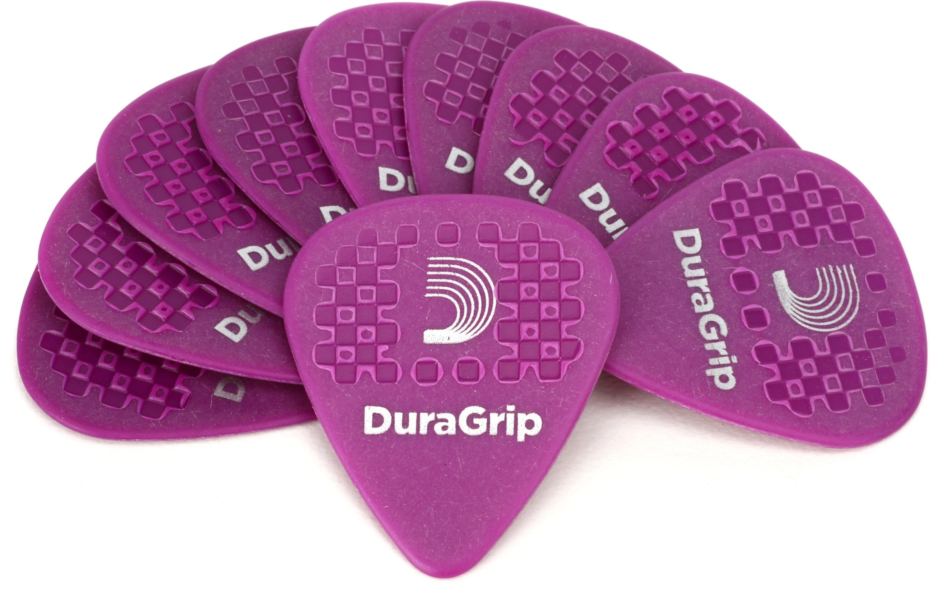 D'Addario 7DPR6-10 Duragrip Guitar Picks - Purple/Heavy | Sweetwater