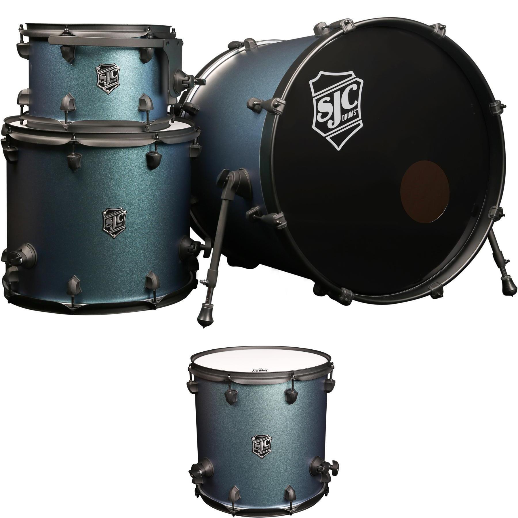 SJC Custom Drums Pathfinder Series 4-piece Shell Pack (Dual Floor Tom ...