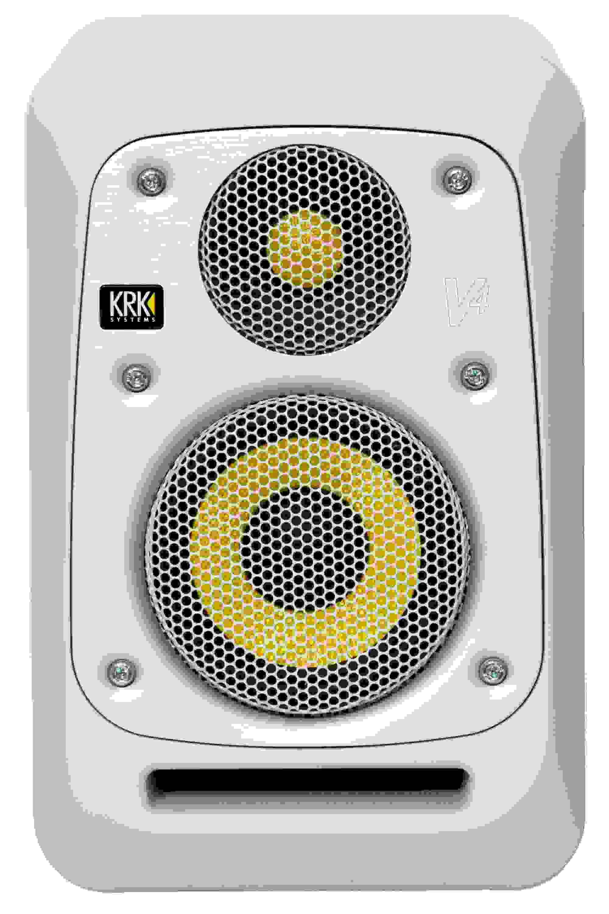KRK V4 S4 WN 4" Powered Studio Monitor - White | Sweetwater