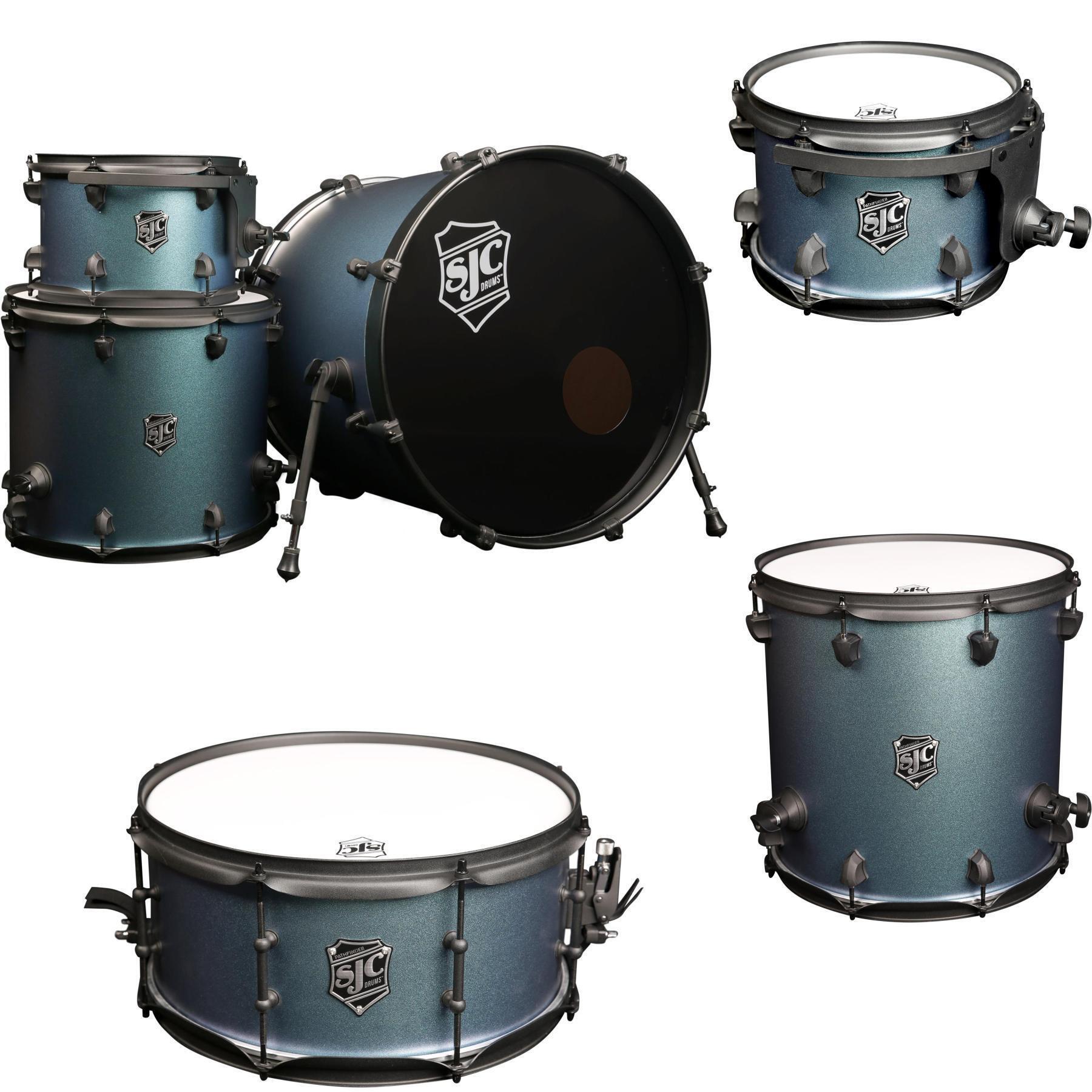 SJC Custom Drums Pathfinder Series 6-piece Shell Pack - Pacific Teal ...