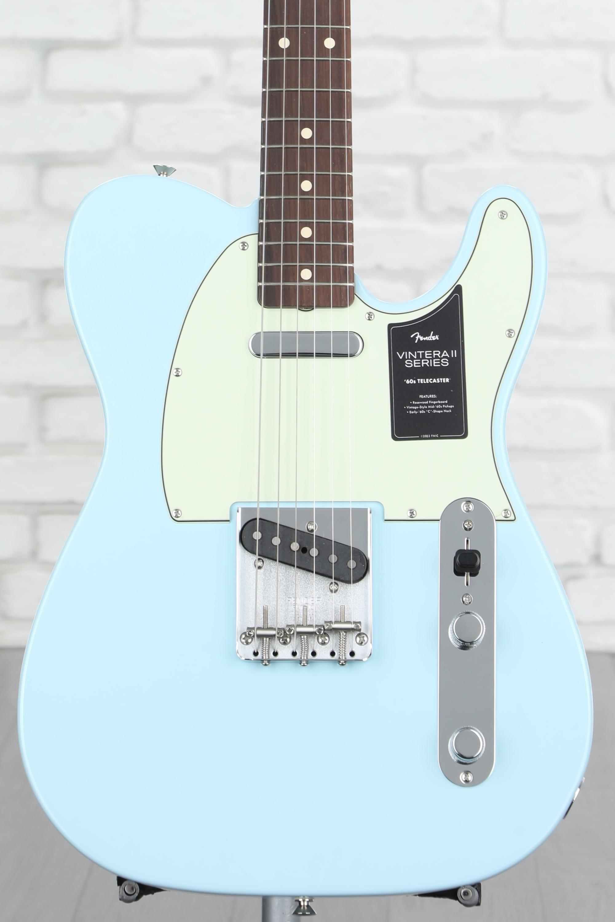 Fender Vintera II '60s Telecaster Electric Guitar - Sonic Blue | Sweetwater