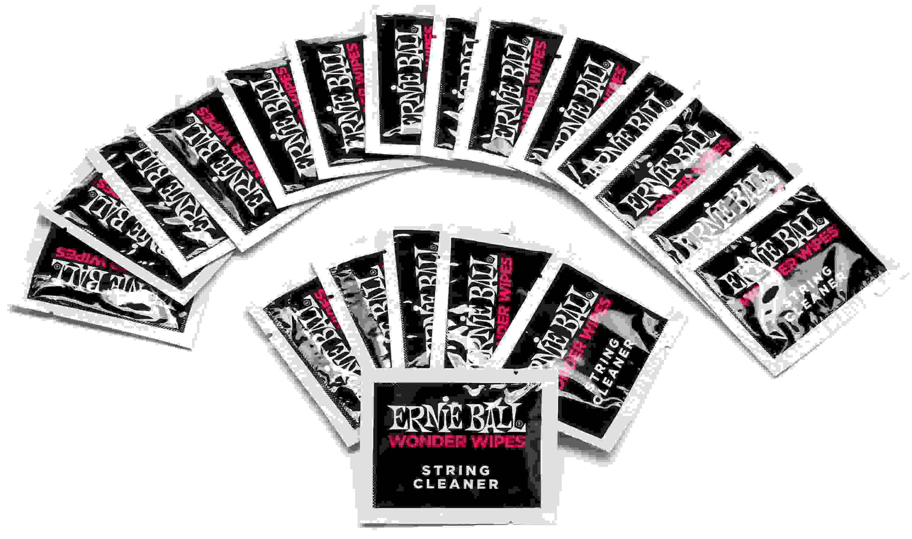 Ernie Ball Wonder Wipes String Cleaner 20-pack | Sweetwater