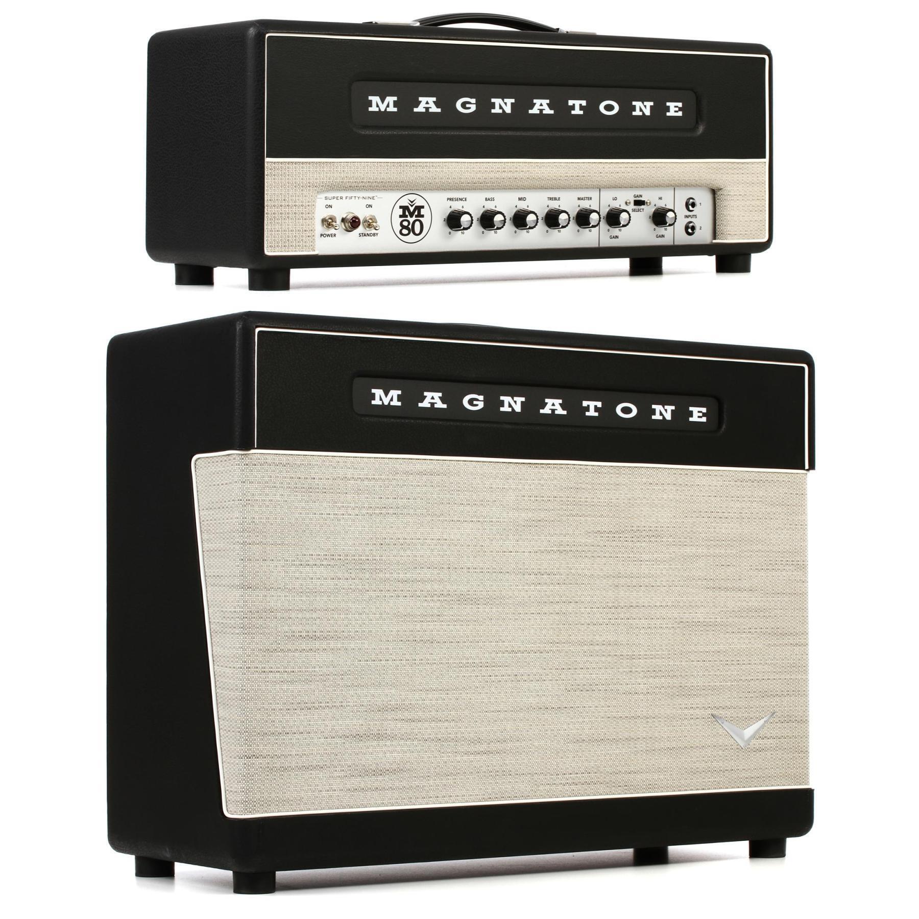 Magnatone Super Fifty-Nine M-80 - 45-watt Tube Head with 180 2x12 Stack ...