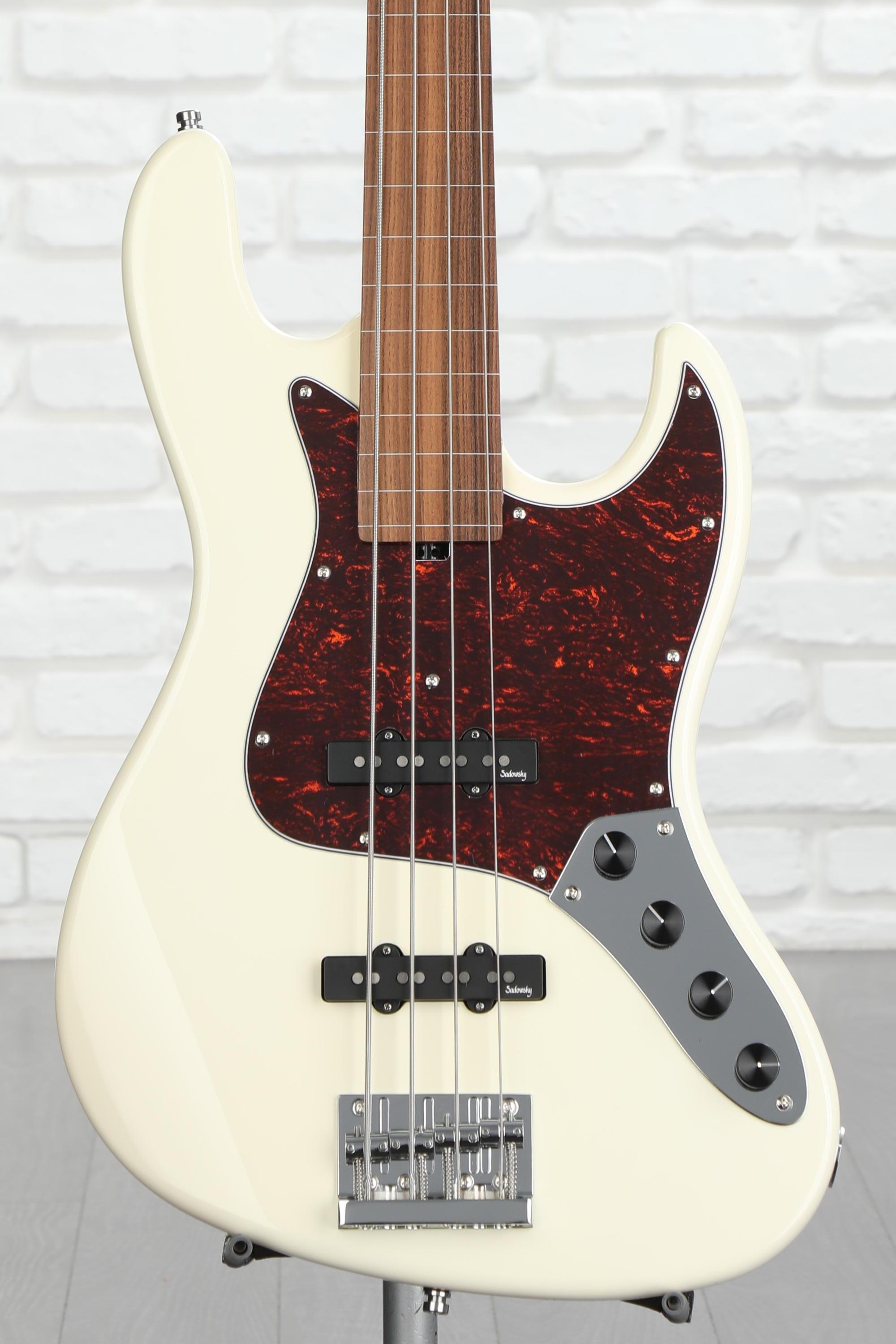 Sadowsky MetroExpress Vintage JJ Bass Fretless, 4-string - Olympic ...