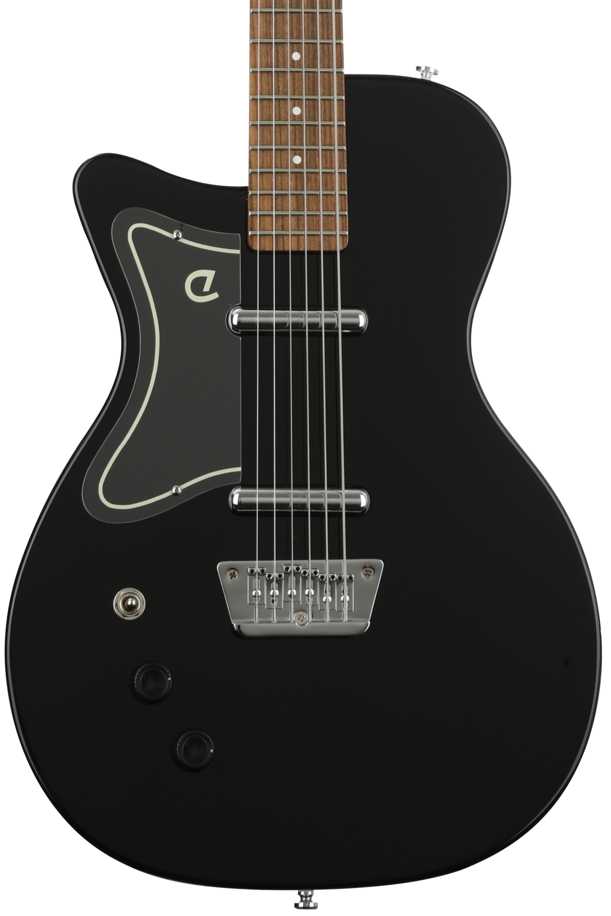 Danelectro Baritone Left-handed Electric Guitar - Black | Sweetwater