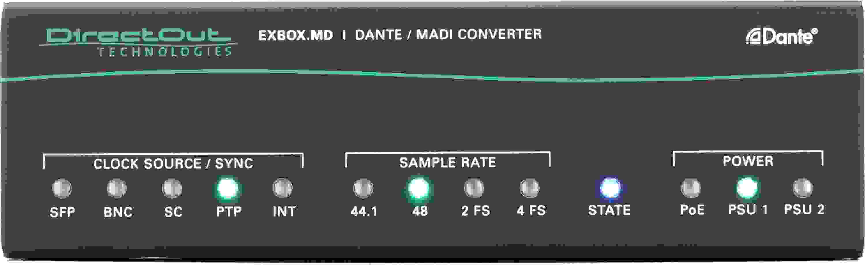 DirectOut EXBOX.MD Dante/MADI Converter | Sweetwater