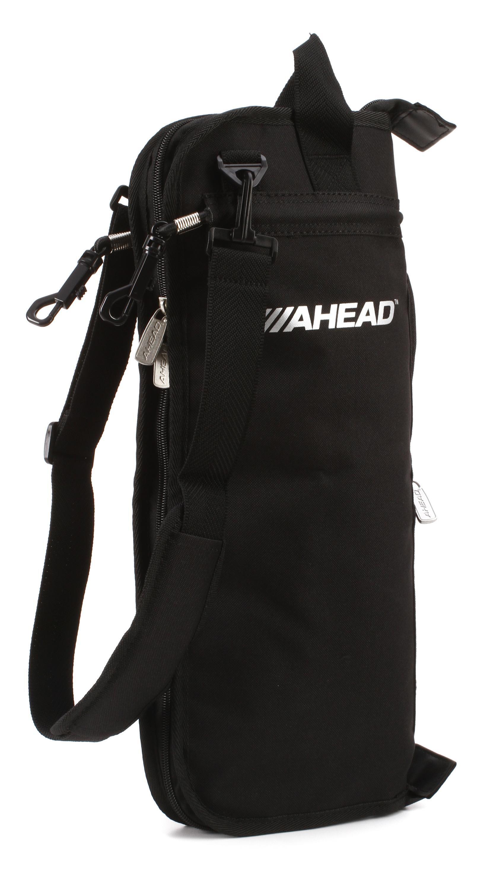 Ahead Deluxe Stick Bag - Black/Black Trim | Sweetwater