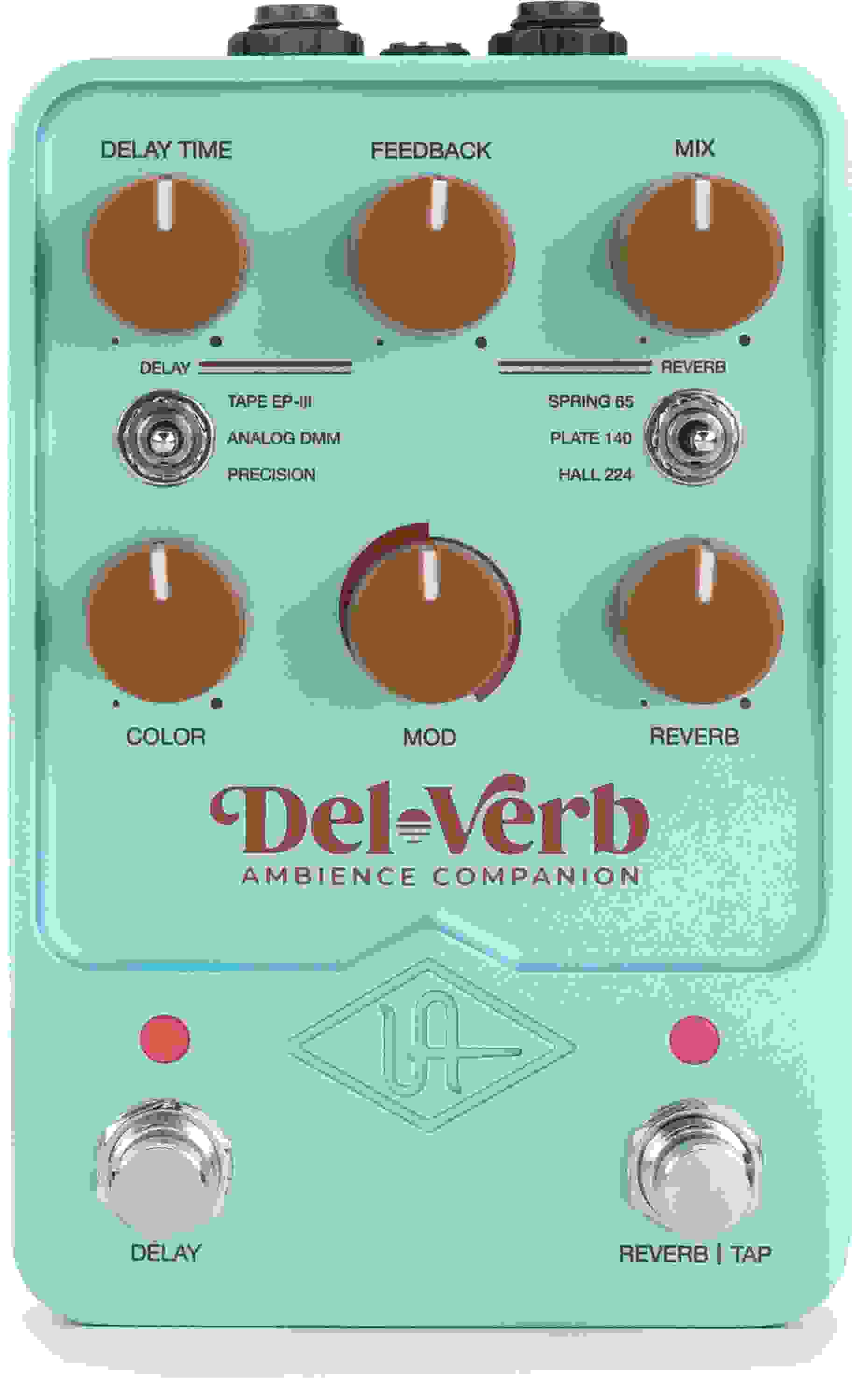 Universal Audio Del-Verb Ambience Companion Reverb and Delay Pedal ...