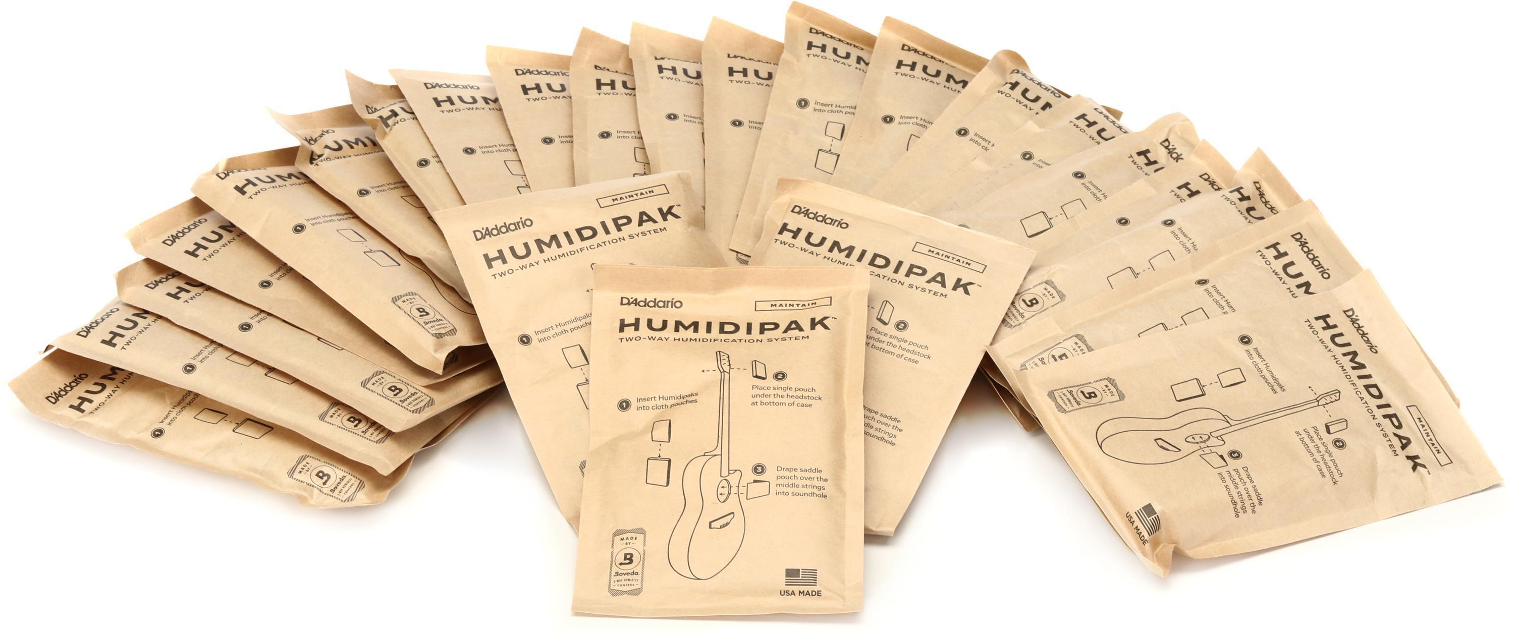 D'Addario Humidipak Maintain Replacement Packets (24-pack) | Sweetwater