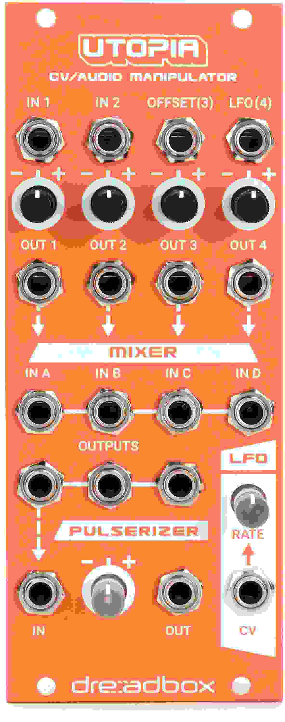 Dreadbox Utopia CV-Audio Manipulator Eurorack Module | Sweetwater
