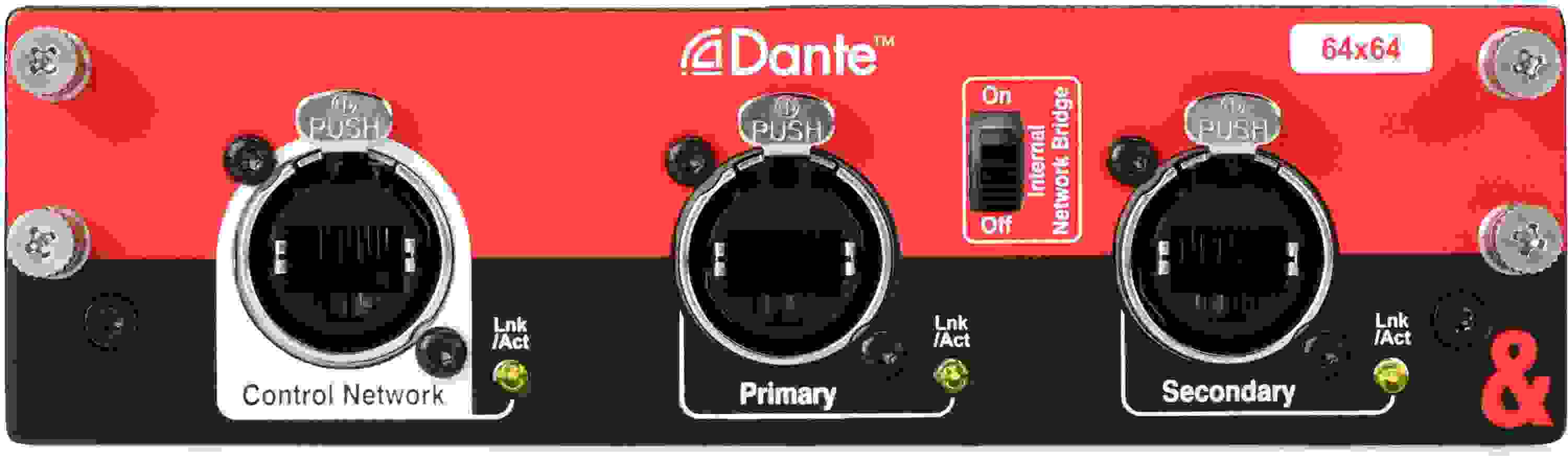 Allen & Heath Dante 64×64 64-channel Dante Option Card for dLive ...