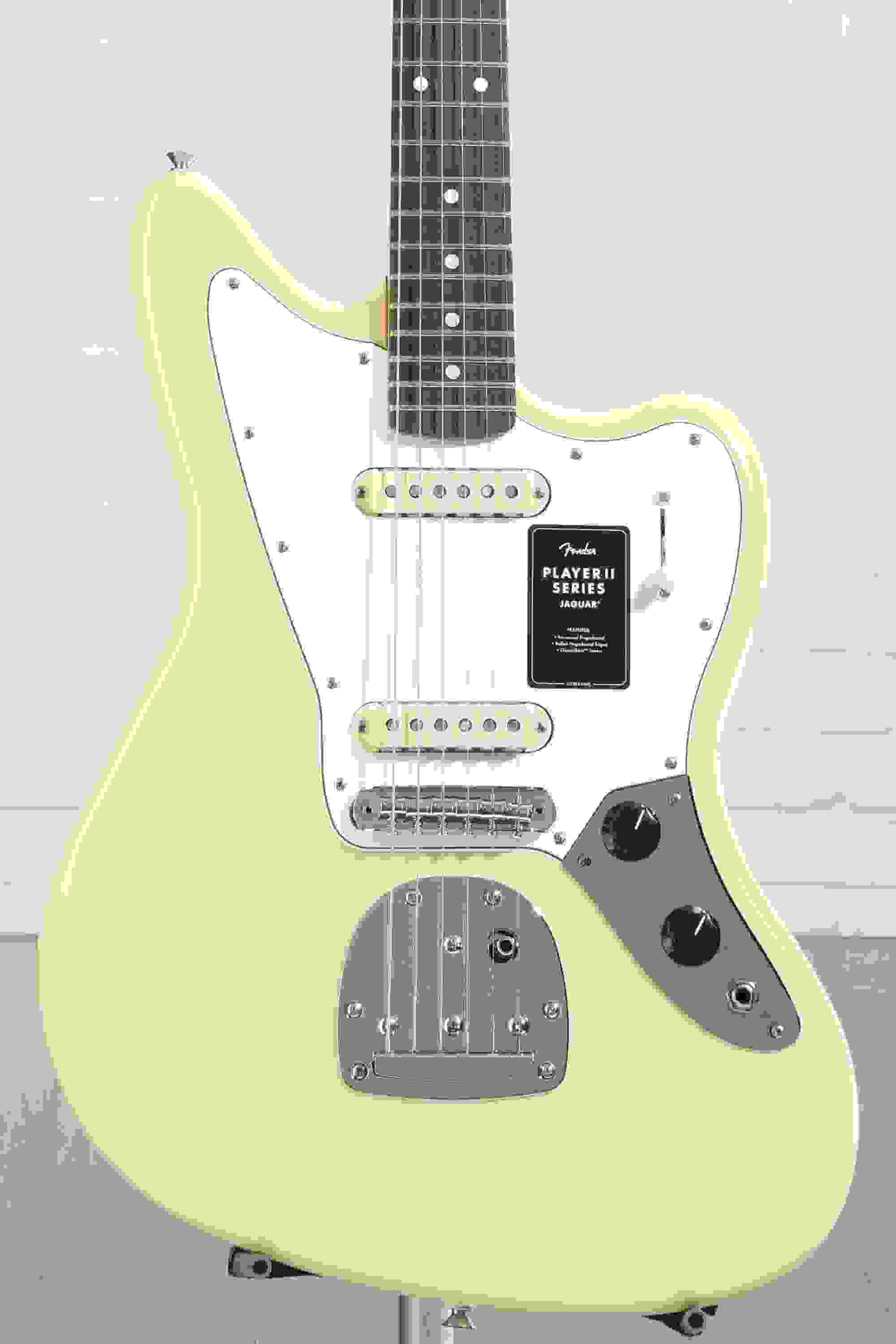 Fender Player II Jaguar Electric Guitar - Hialeah Yellow | Sweetwater