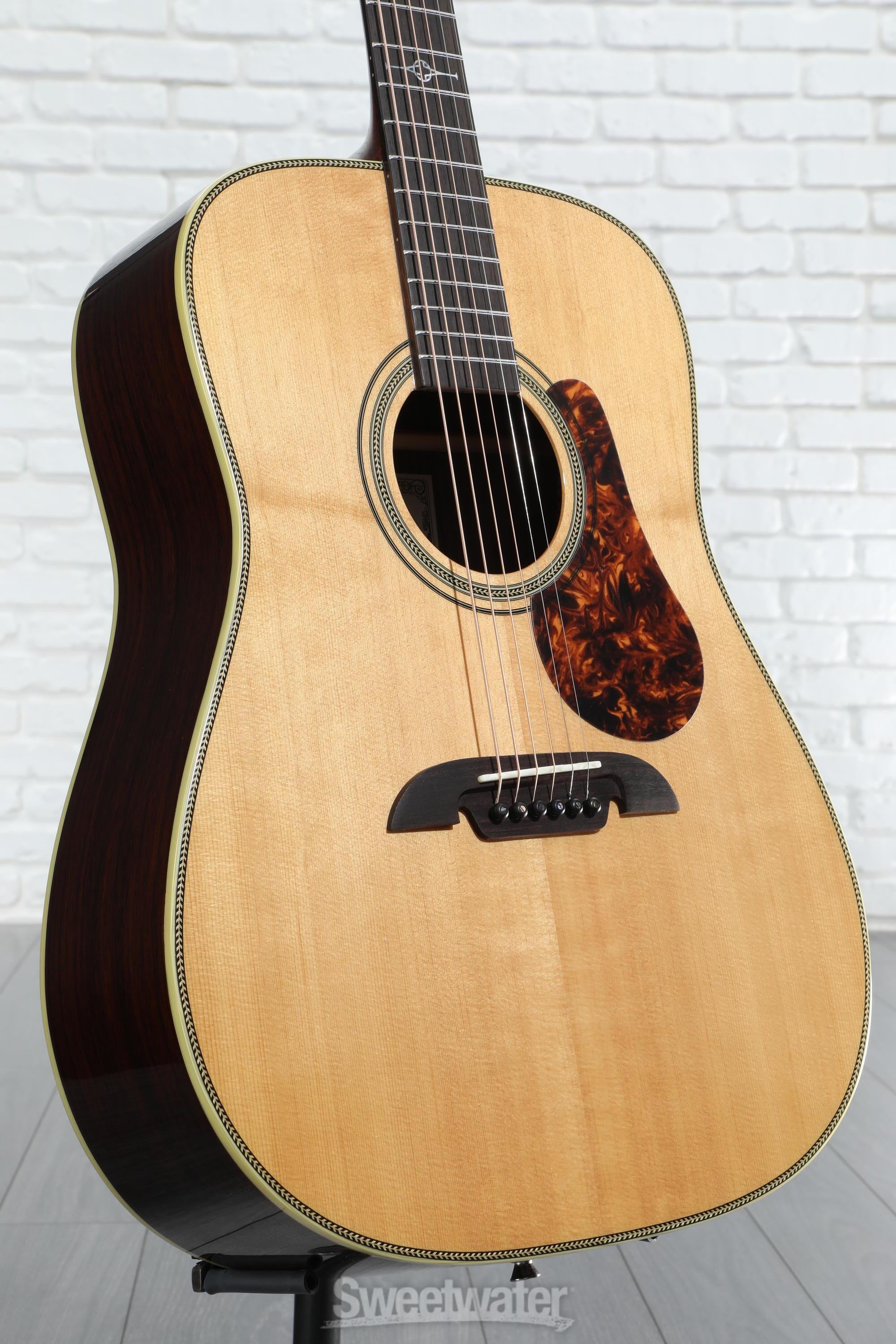 Alvarez MD70 Herringbone Masterworks Series Acoustic Guitar - Natural ...