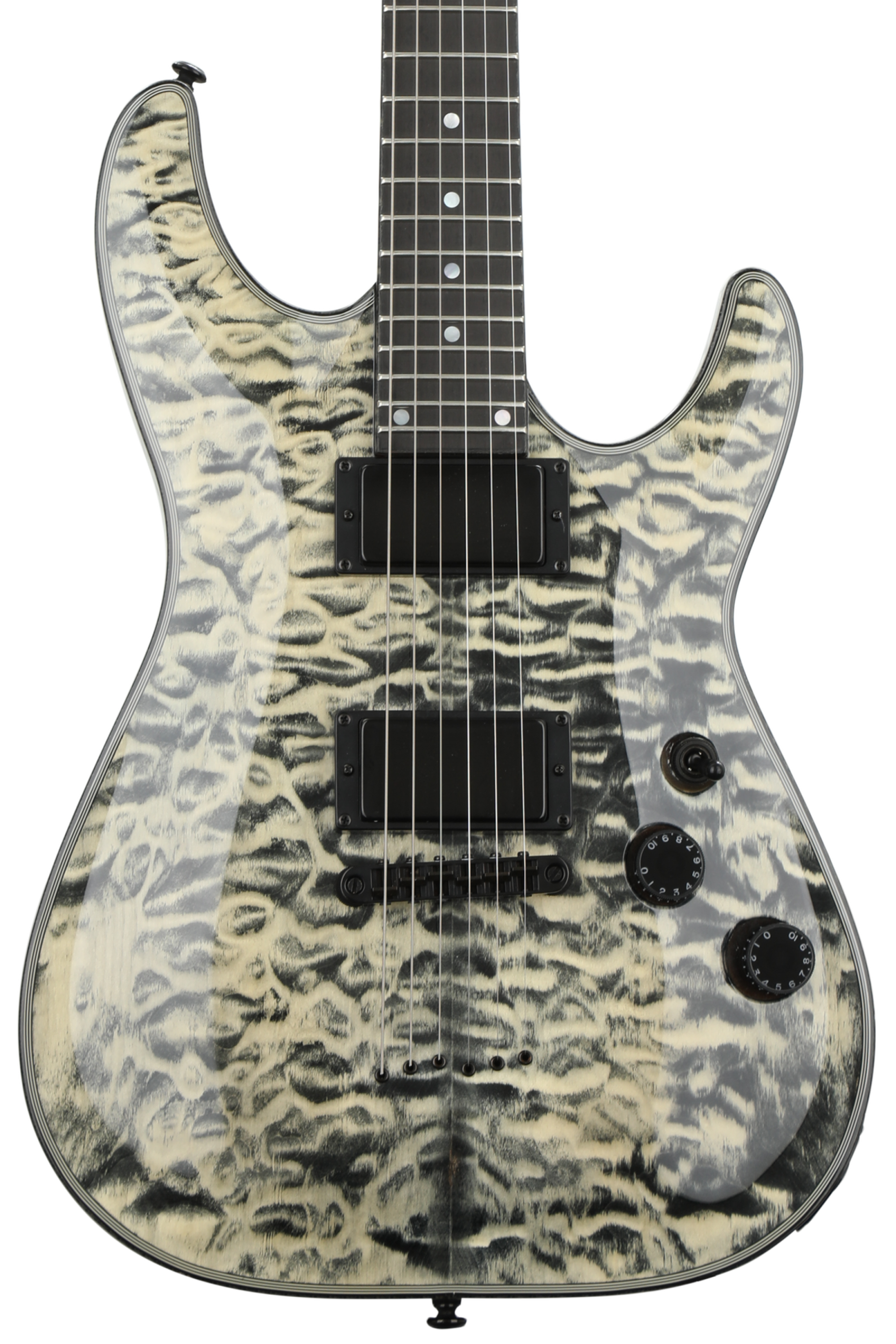 Schecter C-1 Electric Guitar - Snow Leopard - Sweetwater Exclusive