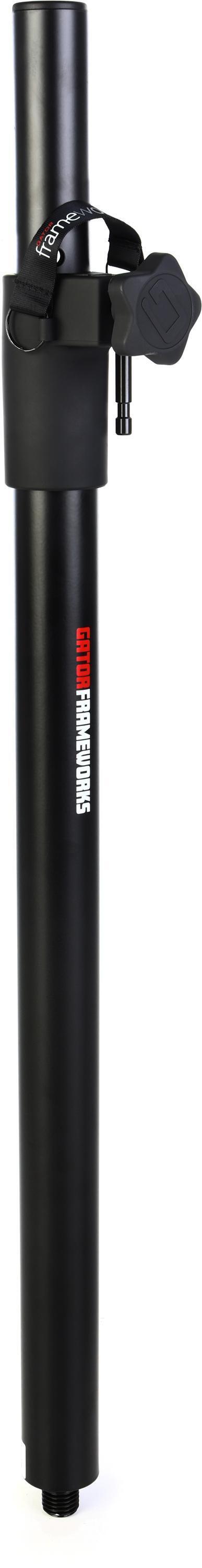 Gator Frameworks GFW-SPK-SP Adjustable Speaker Pole and M20 Adapter ...