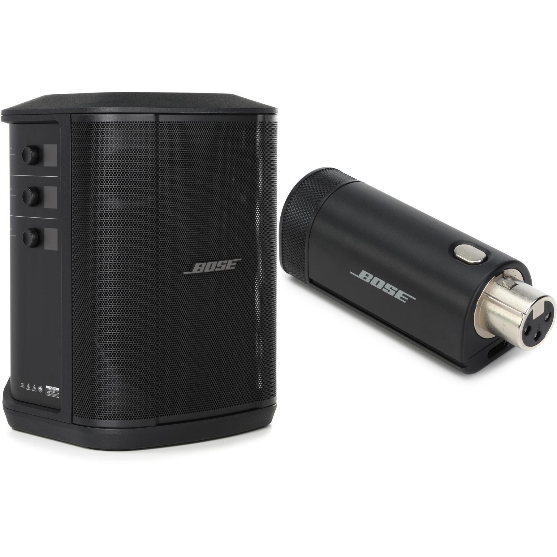 Bose S1 Pro+ Multi-position PA System and Wireless Mic/Line Transmitter ...