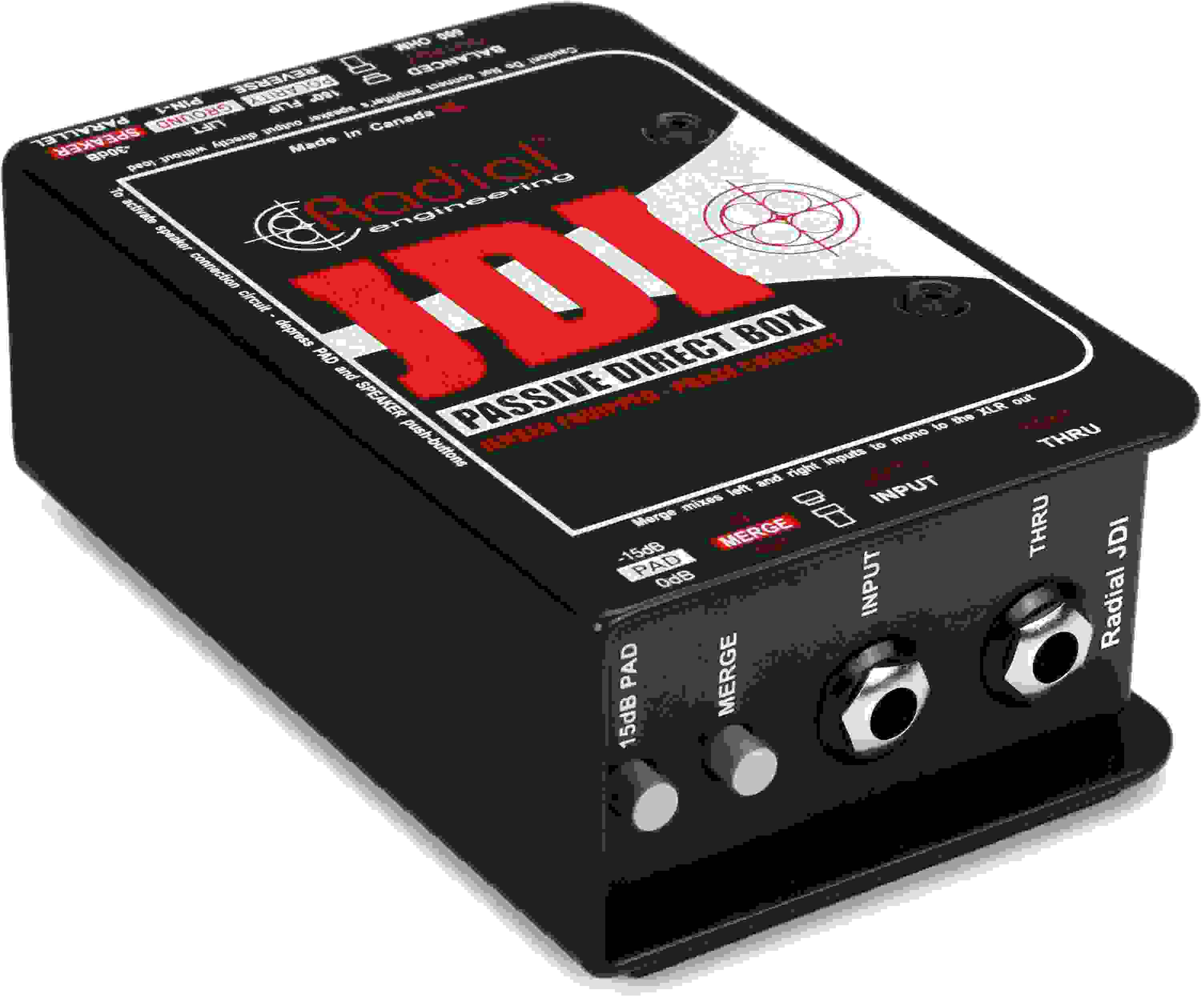 Radial JDI Jensen-equipped 1-channel Passive Instrument Direct Box ...