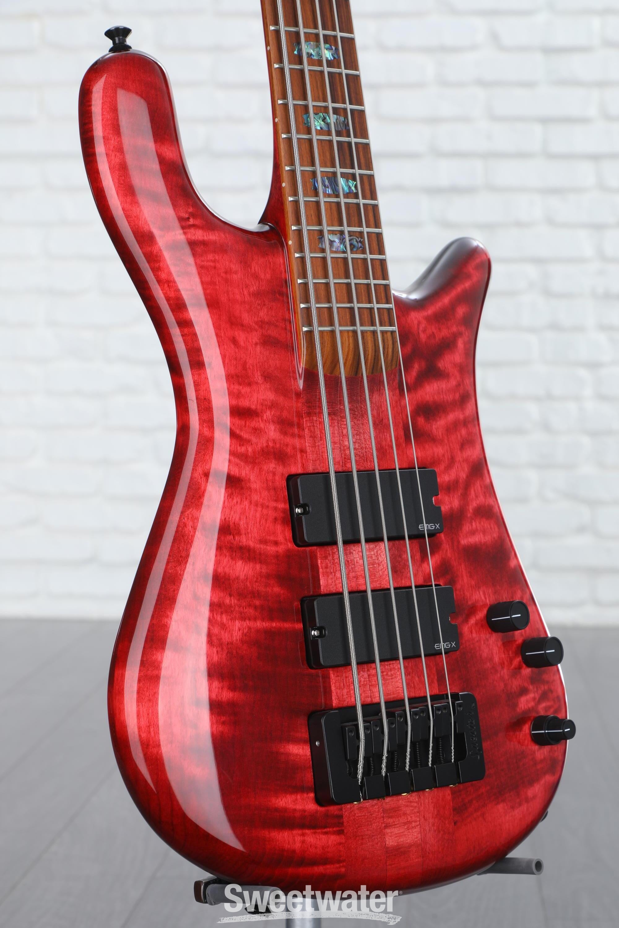 Spector USA NS-5XL Bass Guitar - Black Cherry Gloss | Sweetwater