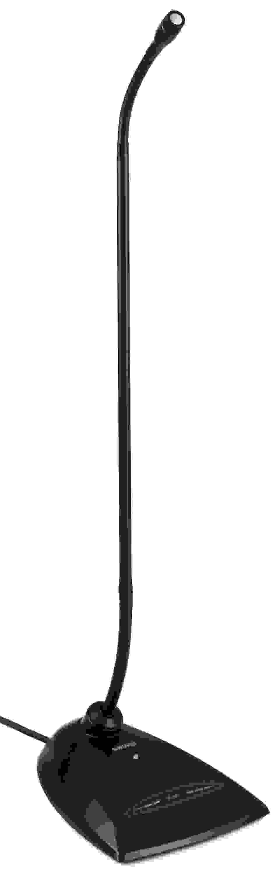 Shure MX418D/S 18 inch Supercardioid Gooseneck Microphone with Desktop Base and Preamp | Sweetwater