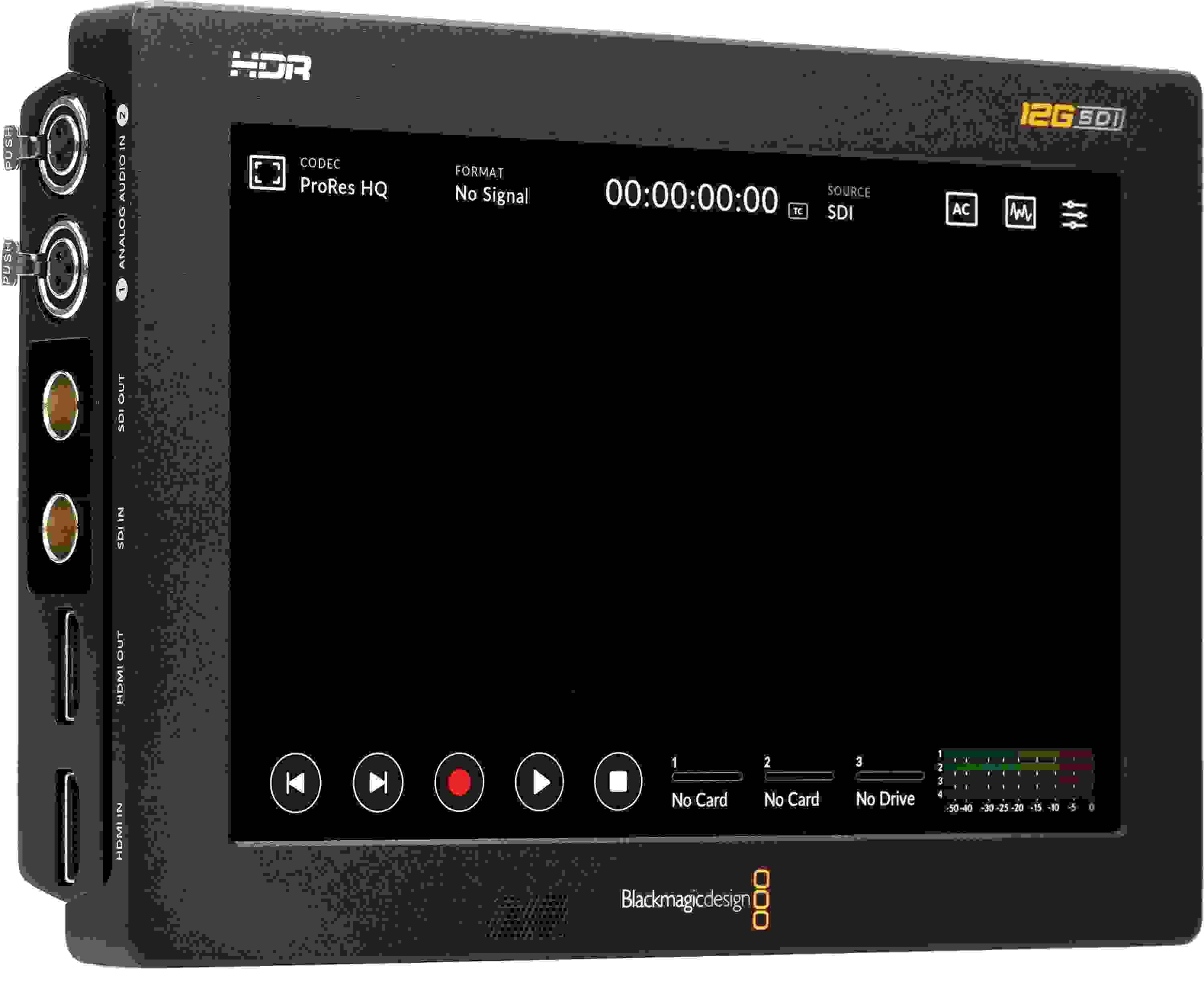 Blackmagic Design Video Assist 7-inch 12G HDR Portable Monitor, Recorder, Scope, and Viewfinder ...