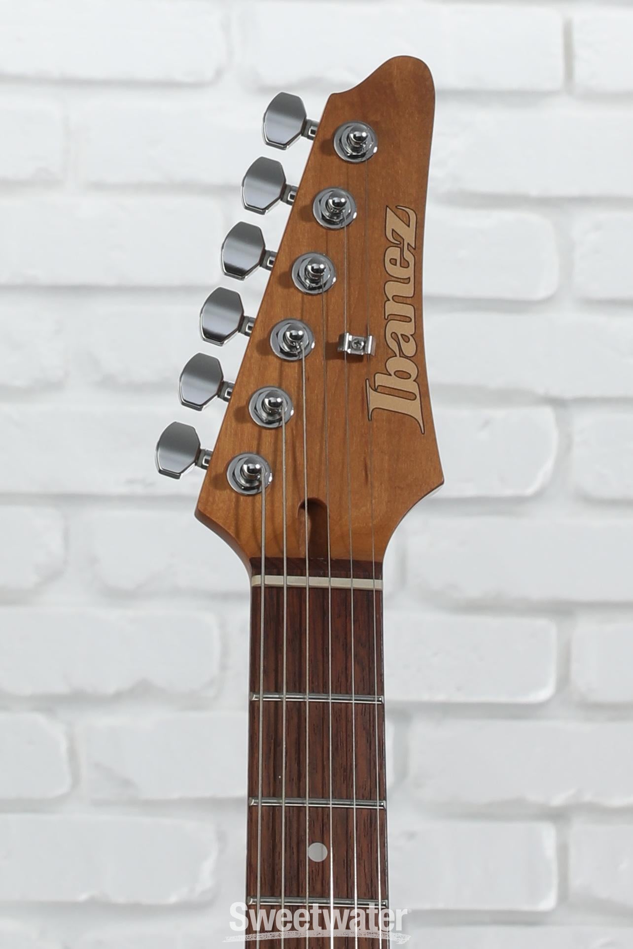 Ibanez Standard AZ22S1F Electric Guitar - Transparent Turquoise Burst ...