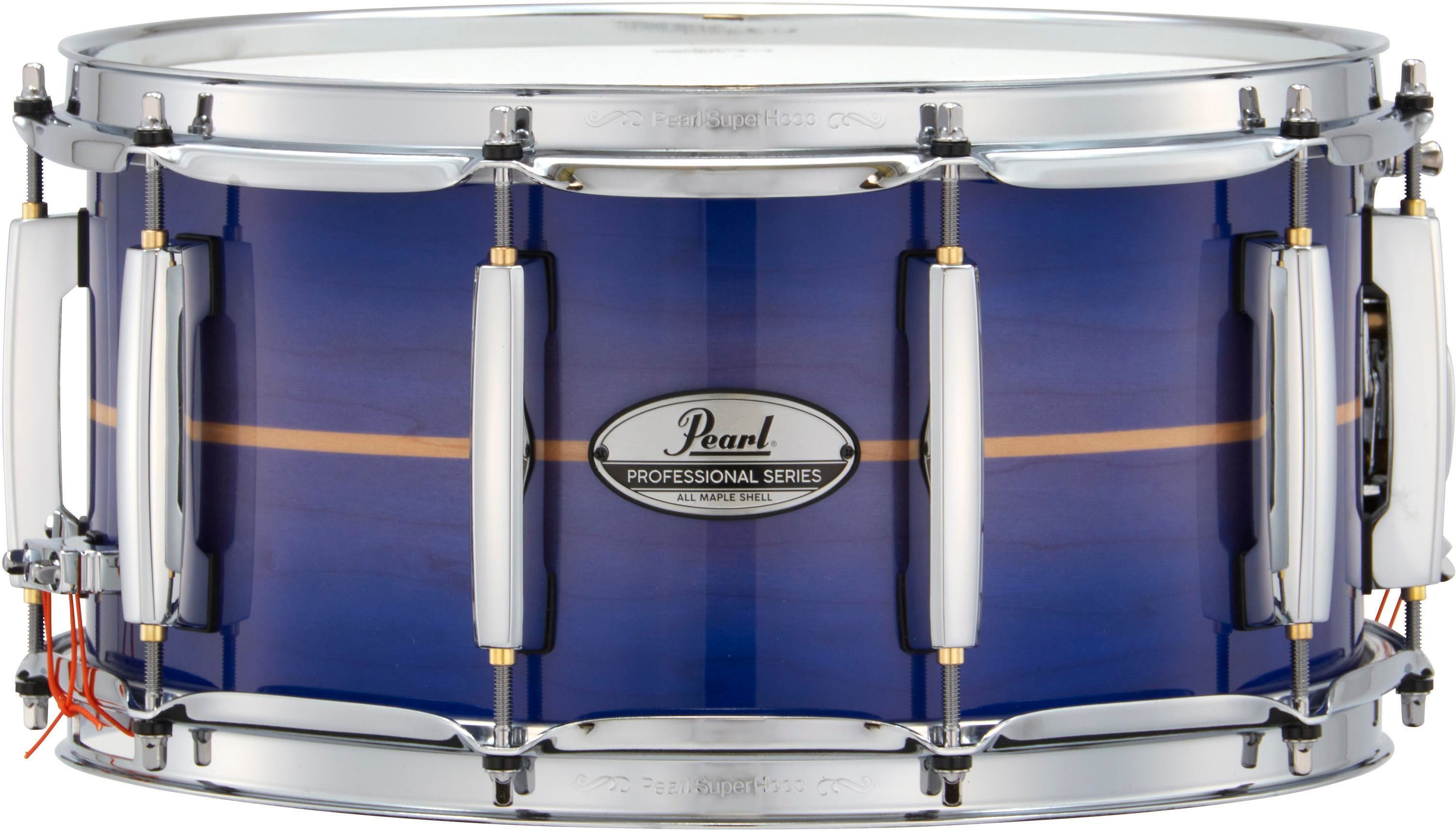 Pearl Professional Series Snare Drum - 6.5 inch x 14 inch - Royal Blue ...