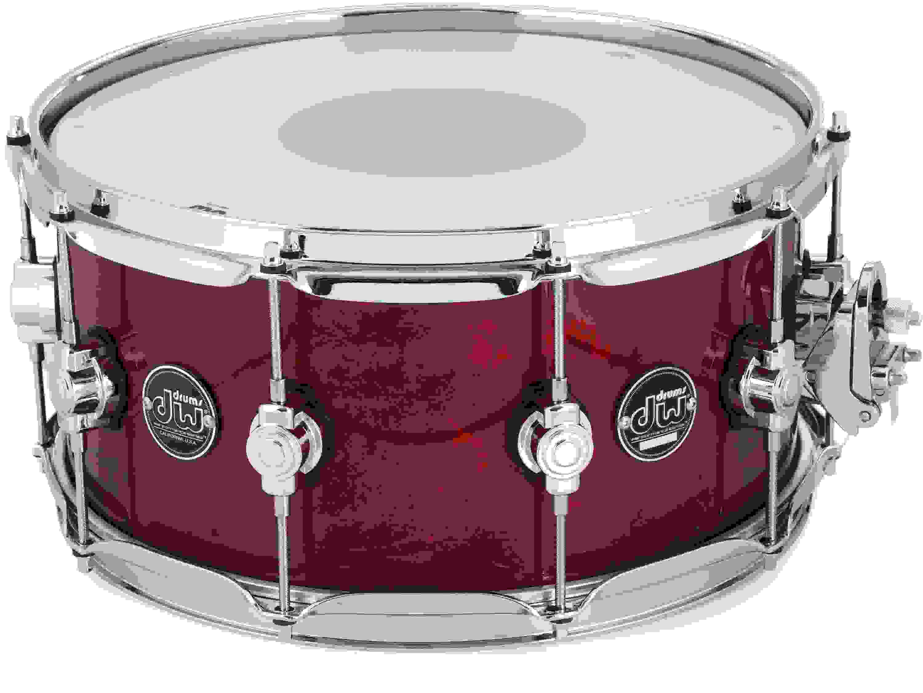 Dw Performance Series Snare Drum 65 X 14 Inch Cherry Stain Lacquer