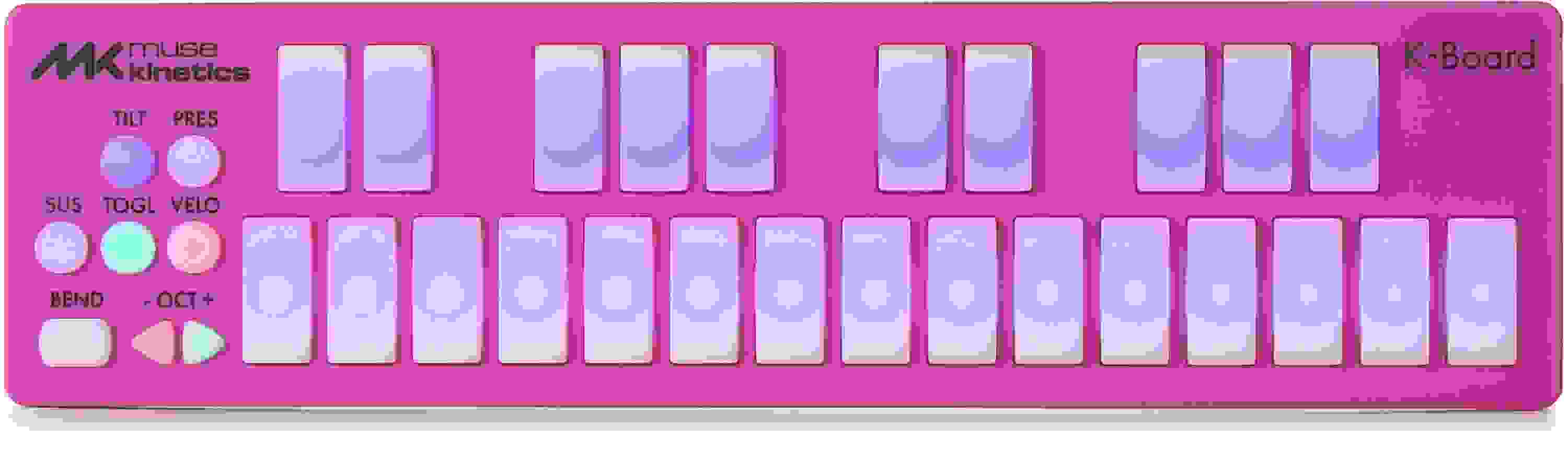 Muse Kinetics K-Board-C Smart Sensor USB MPE MIDI Keyboard Controller ...